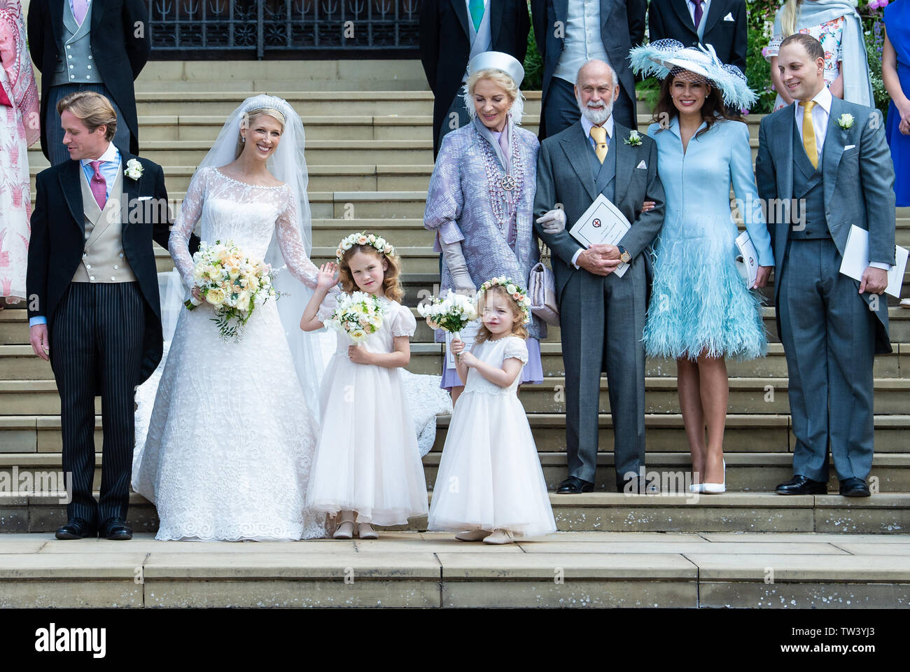 The wedding of Lady Gabriella Windsor and Thomas Kingston at St. George ...