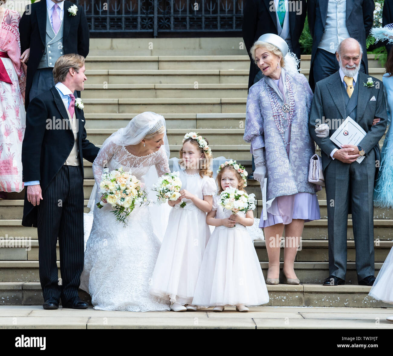 The wedding of Lady Gabriella Windsor and Thomas Kingston at St. George ...