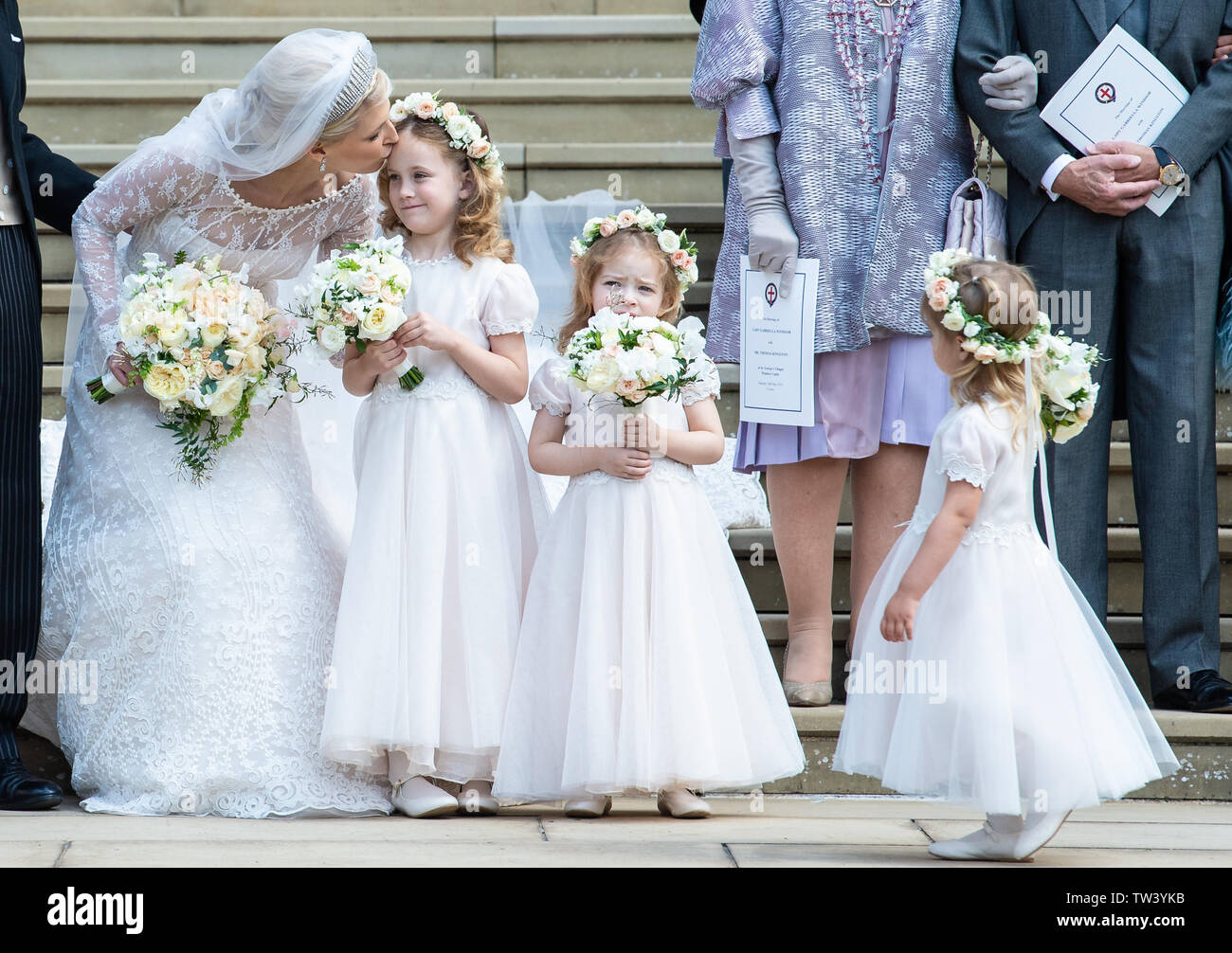The wedding of Lady Gabriella Windsor and Thomas Kingston at St. George ...
