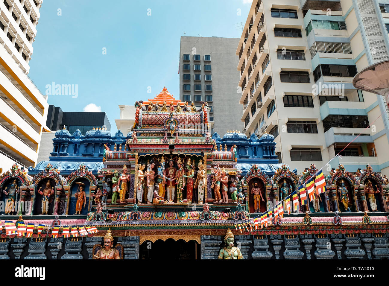 Sri Krishnan Temple Waterloo street Singapore Stock Photo - Alamy