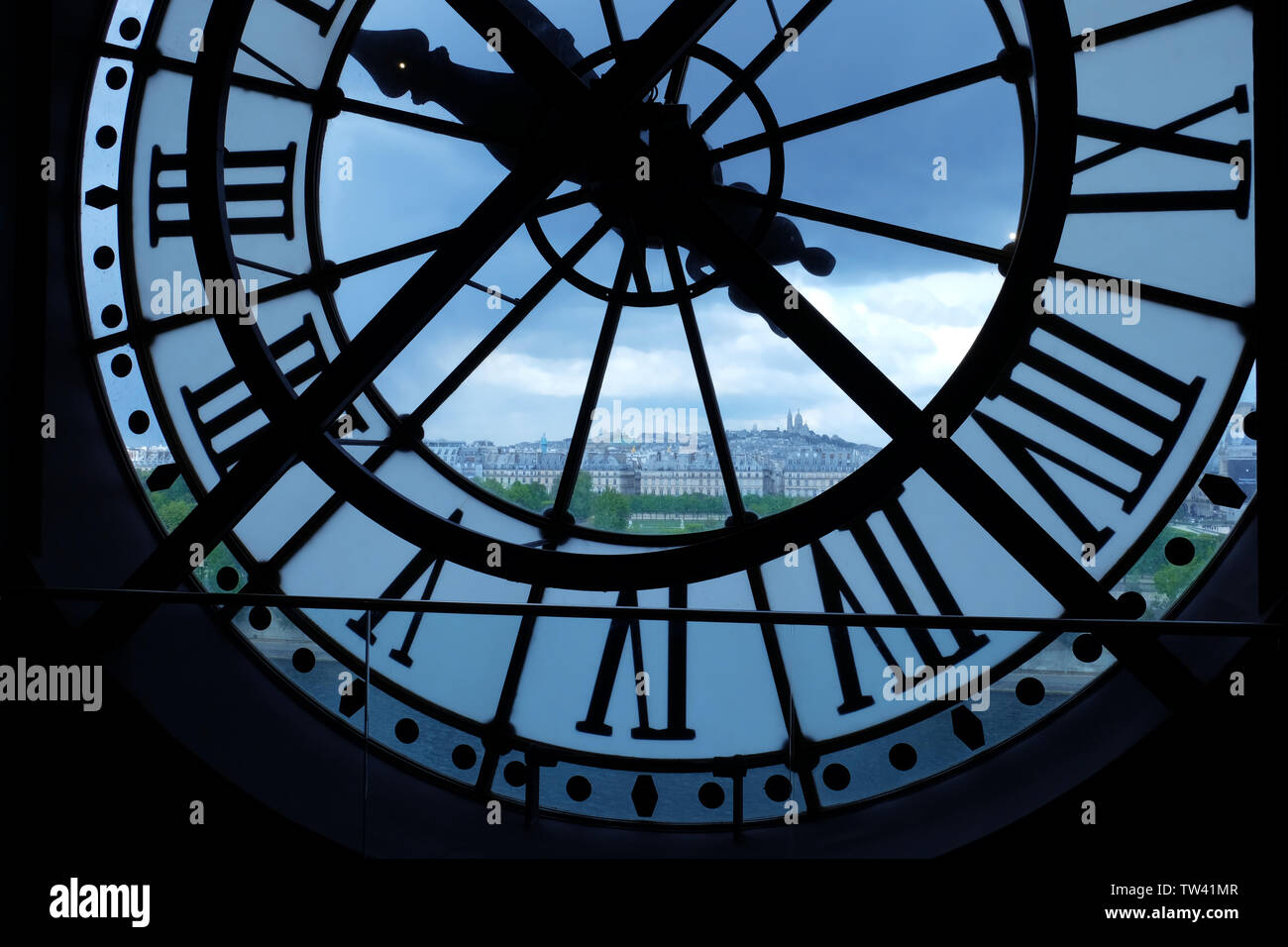 Famous clock in Musee d'Orsay, Paris, France Stock Photo - Alamy
