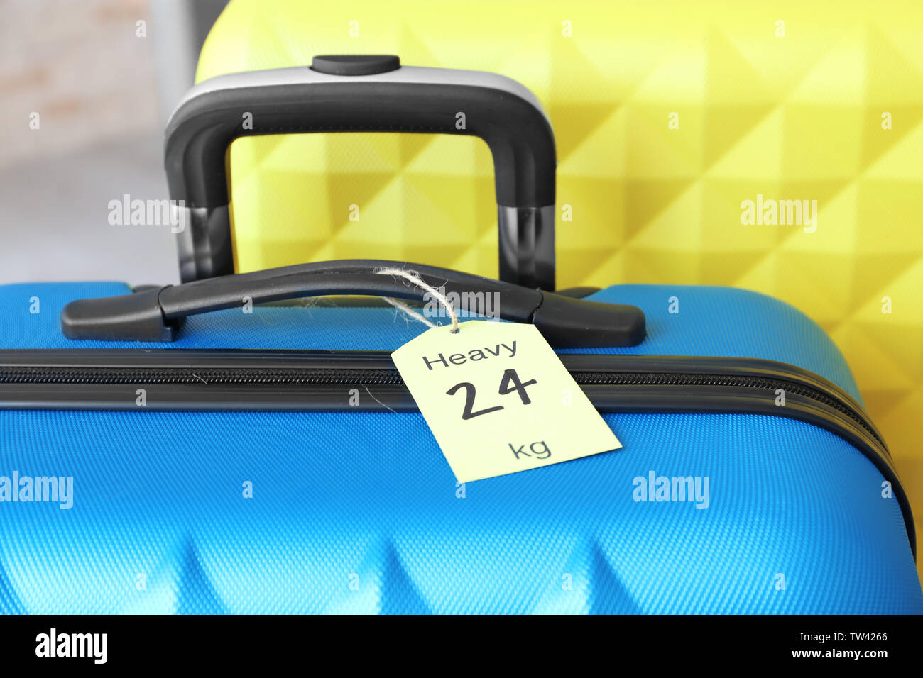 Heavy luggage label hi-res stock photography and images - Alamy