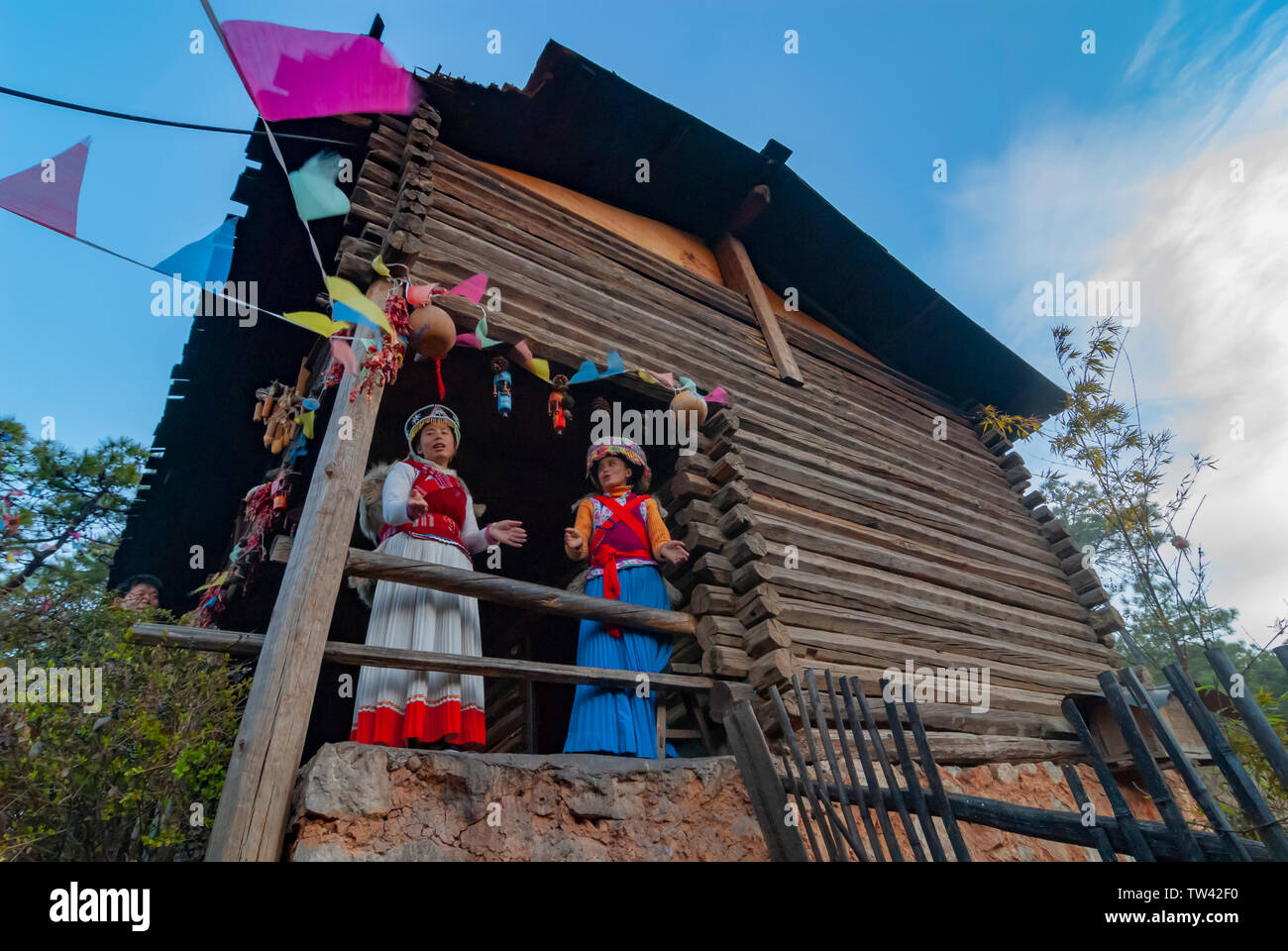 Dongba Valley, a microcosm of folklore in Yunnan Stock Photo - Alamy