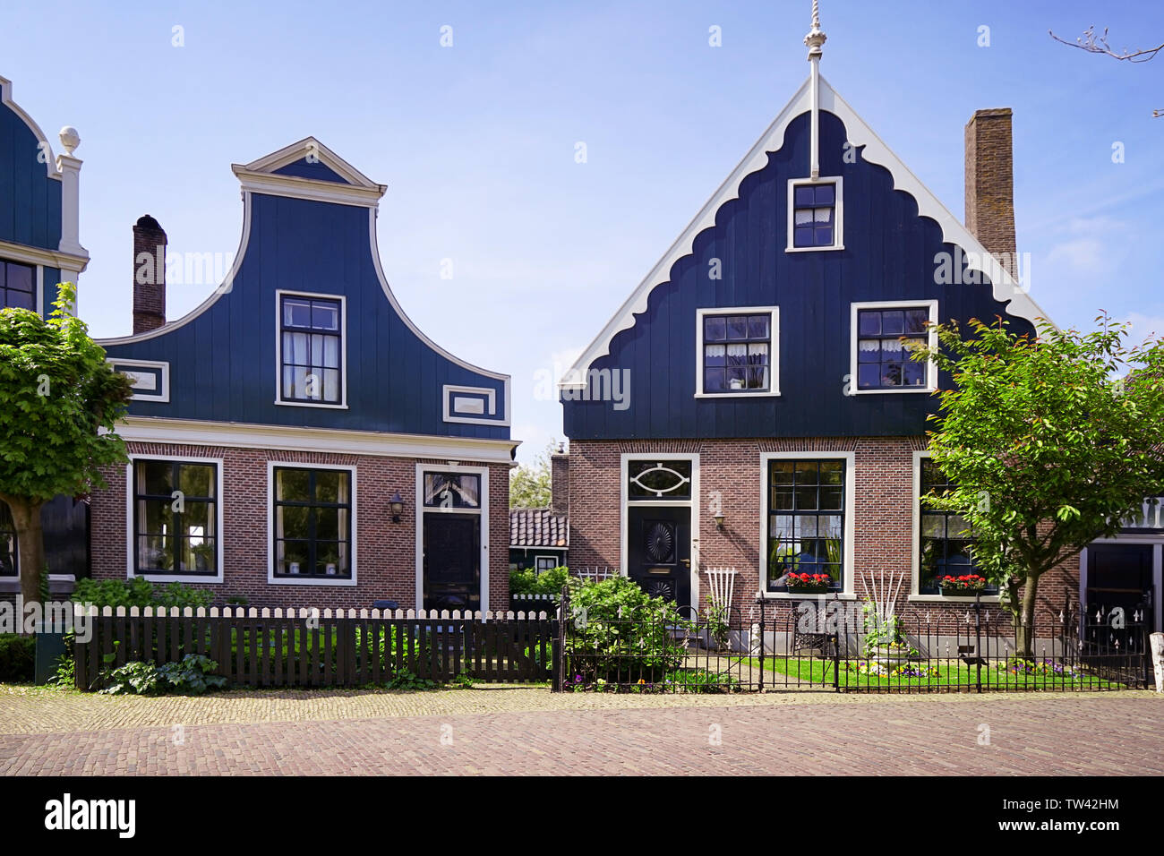 Exterior view of beautiful rural buildings Stock Photo - Alamy
