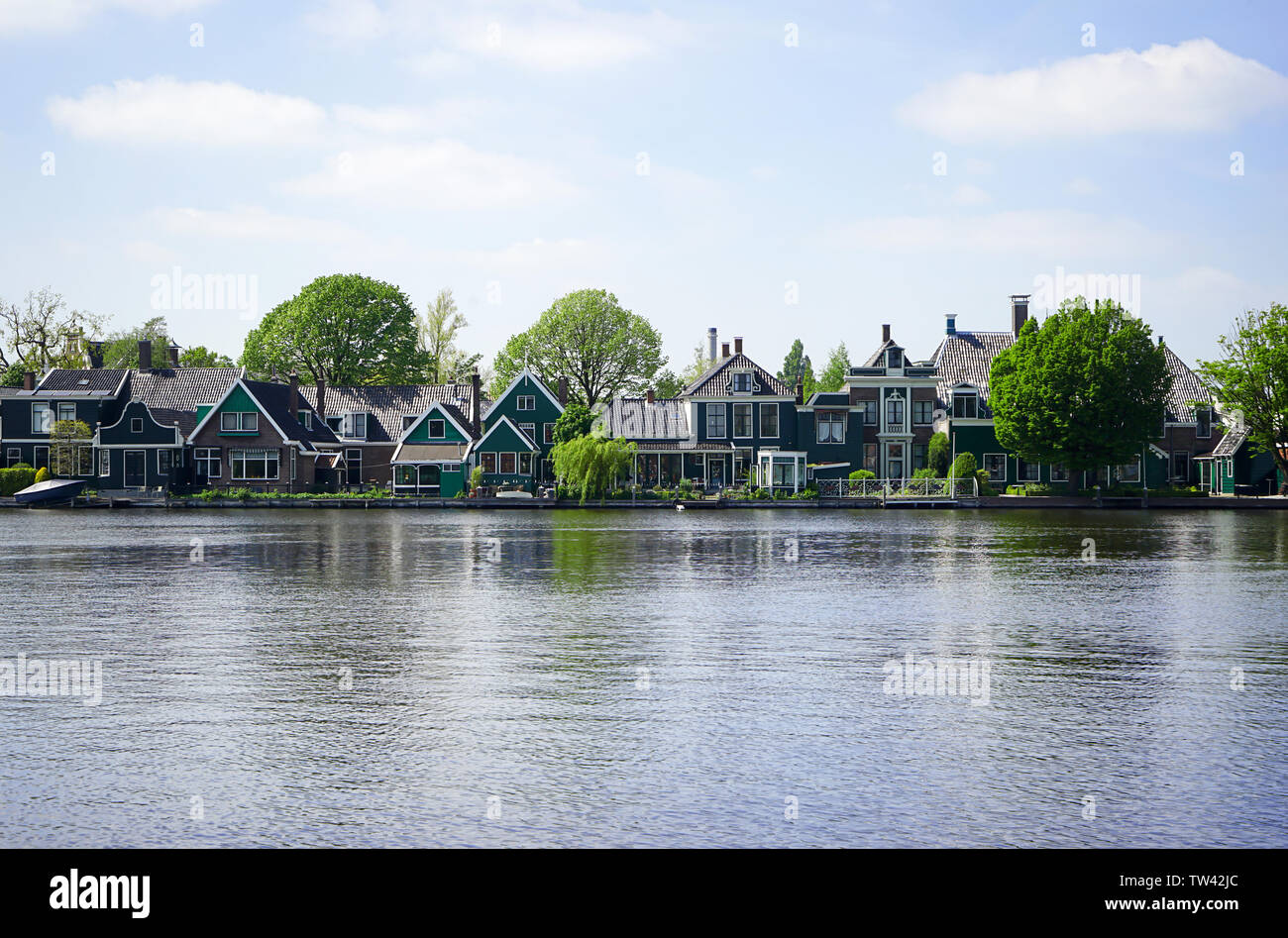 Exterior view of beautiful rural buildings Stock Photo - Alamy