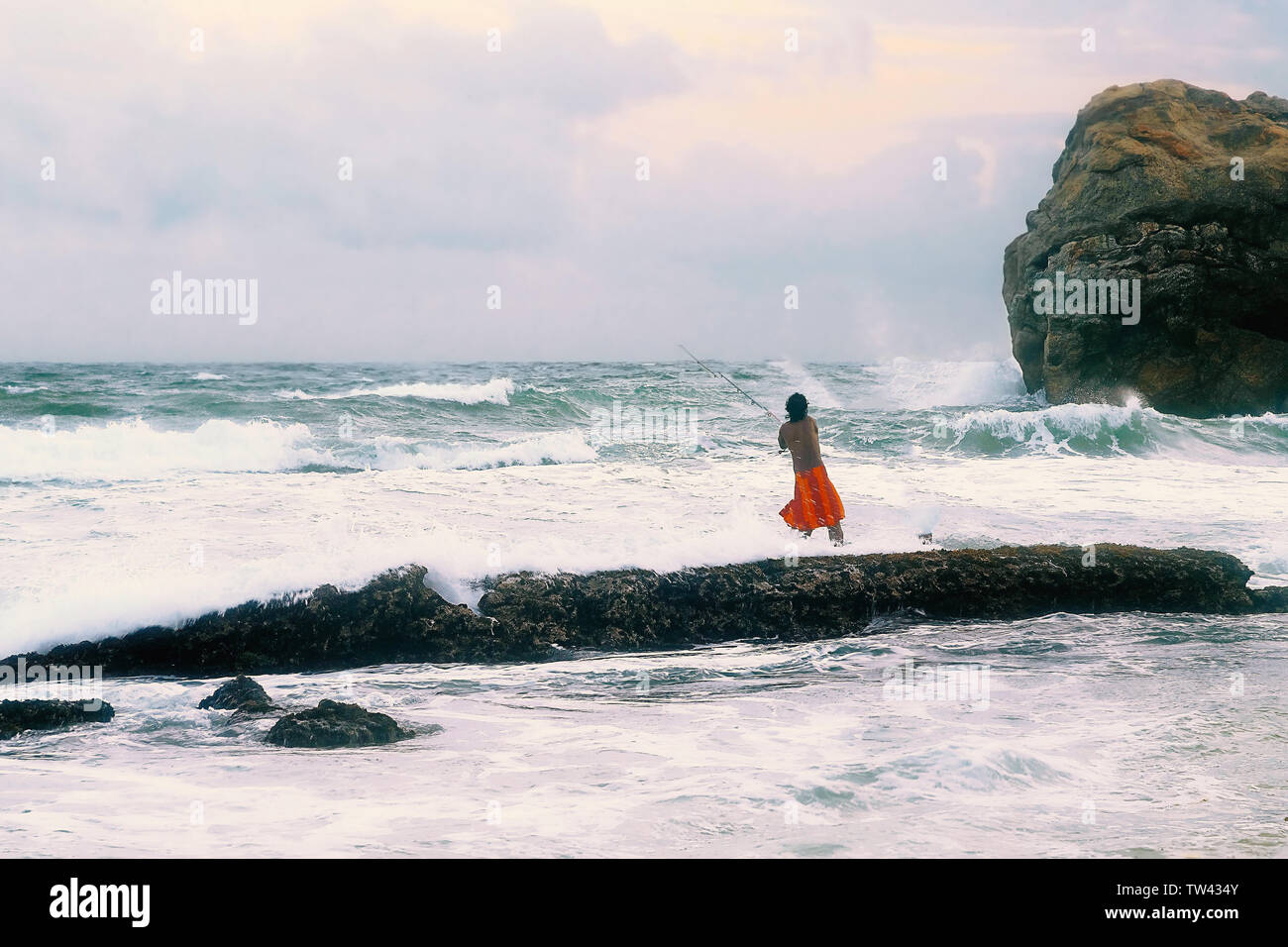 Sri Lankan Sea Hook Stock Photo - Alamy