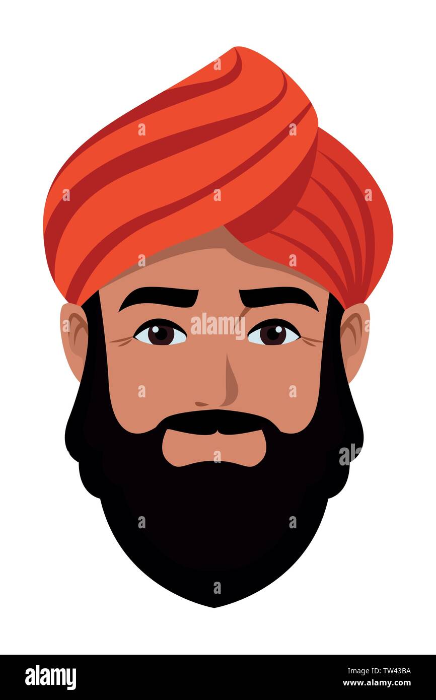 indian man face avatar cartoon Stock Vector Image & Art - Alamy