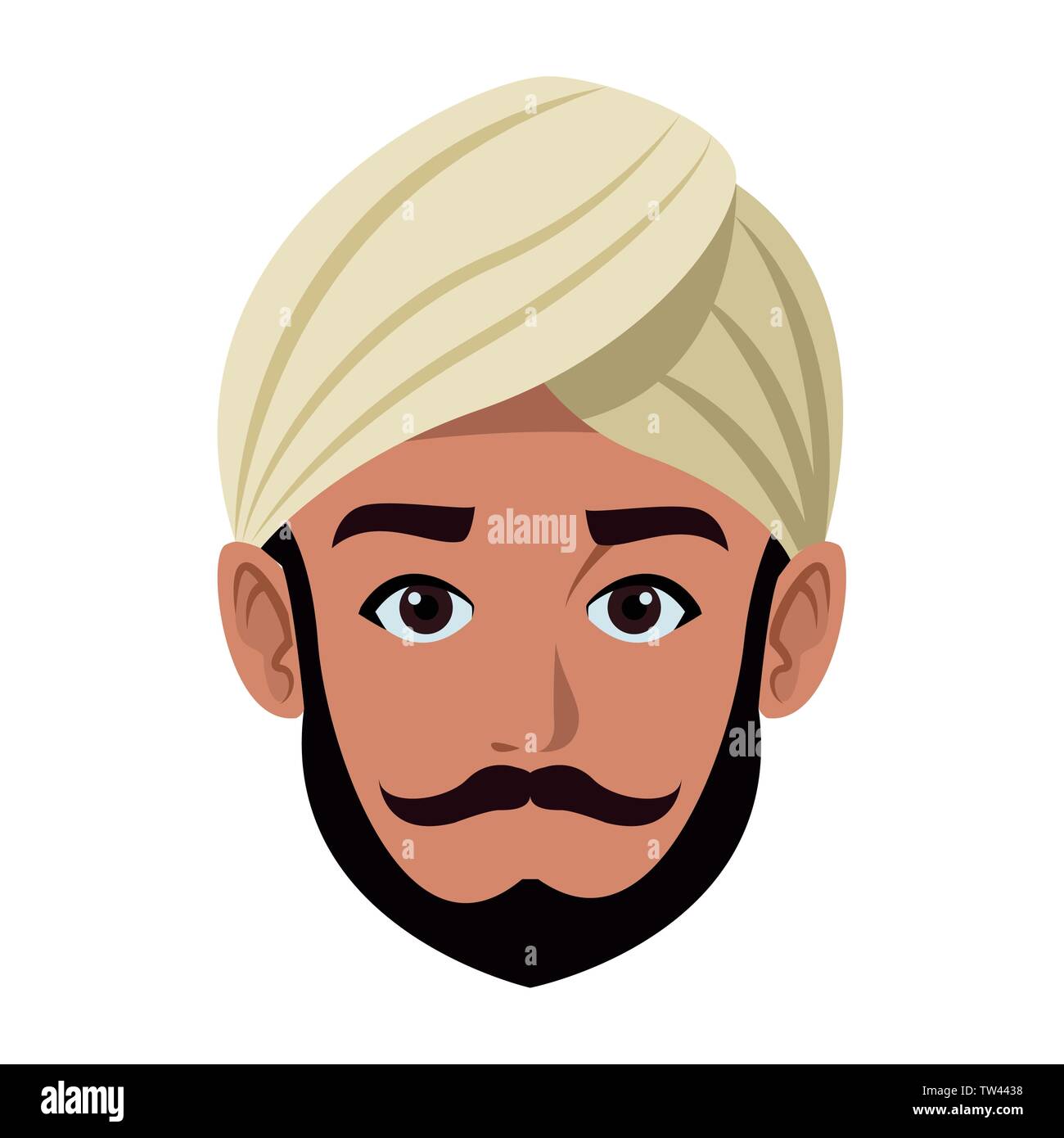 indian man face avatar cartoon Stock Vector Image & Art - Alamy