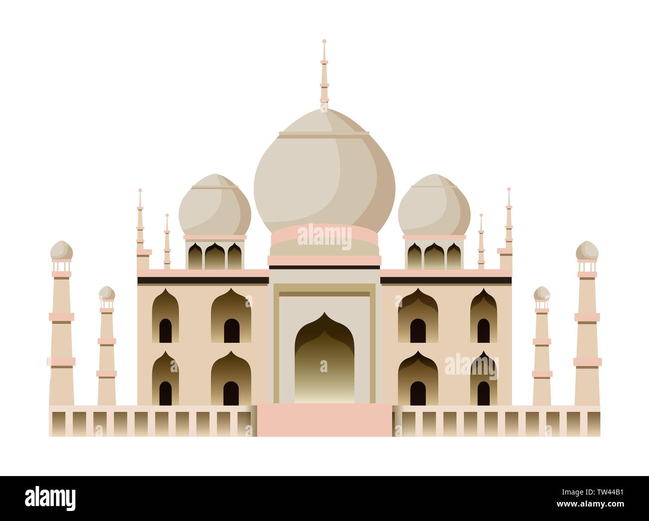 indian building monuments icon cartoon Stock Vector Image & Art - Alamy