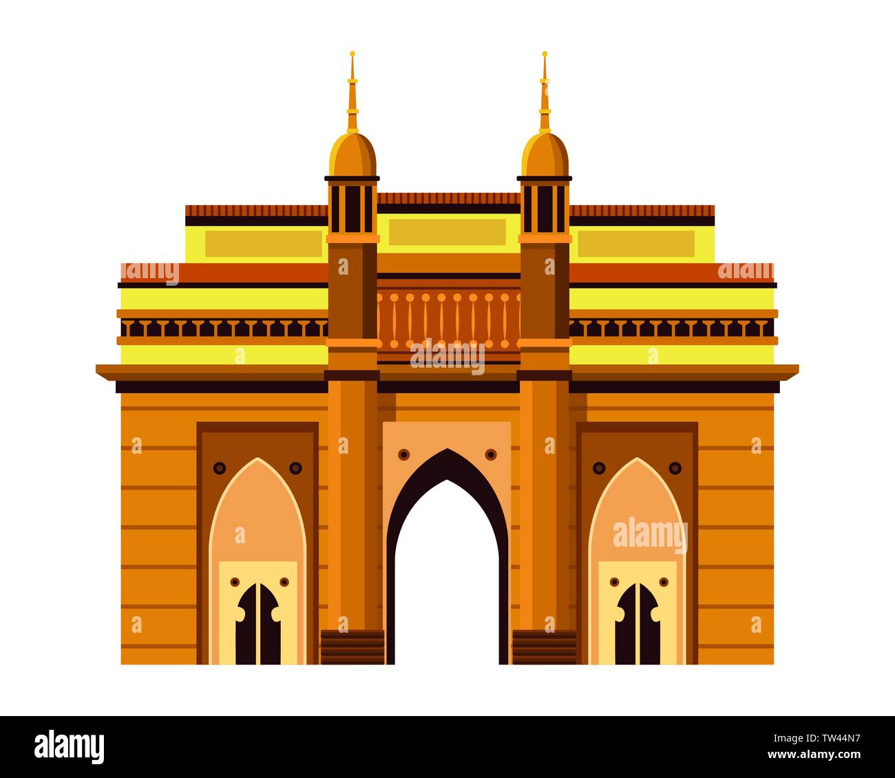 indian building monuments icon cartoon Stock Vector Image & Art - Alamy