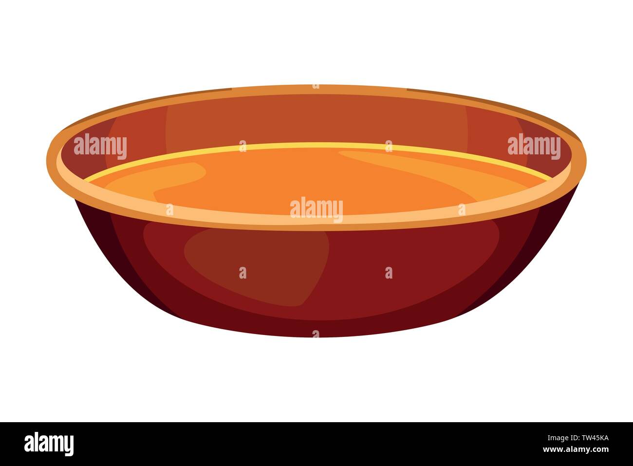 full bowl icon cartoon isolated Stock Vector Image & Art - Alamy