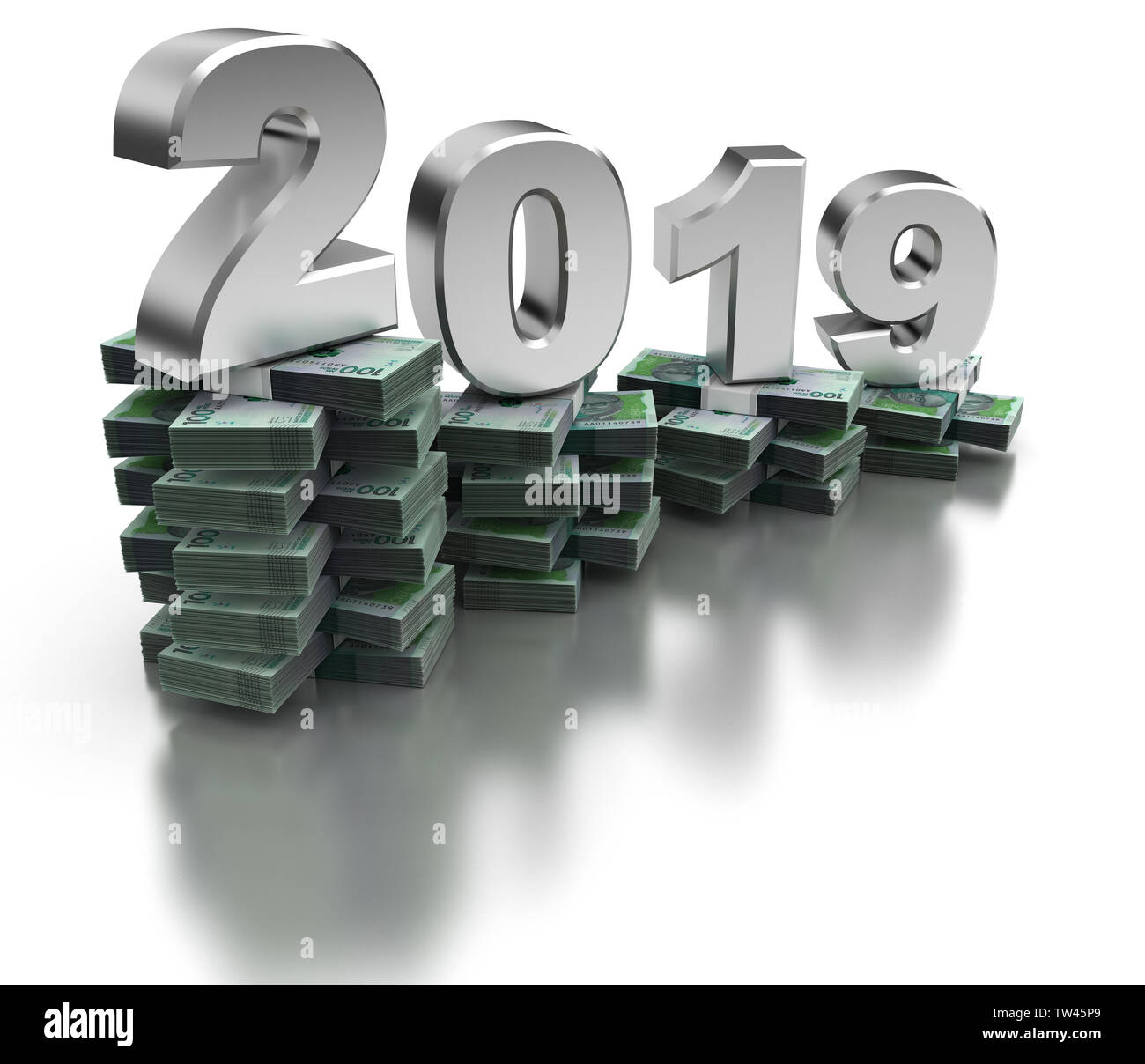 Growing Colombia Economy 2019 (isolated on white background Stock Photo ...