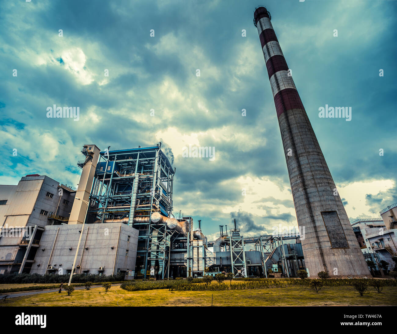 Steel making factory Stock Photo - Alamy