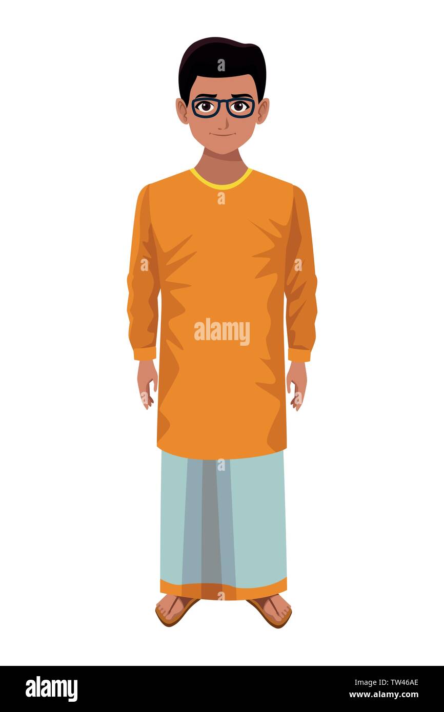 Indian muslim boy Stock Vector Images - Alamy