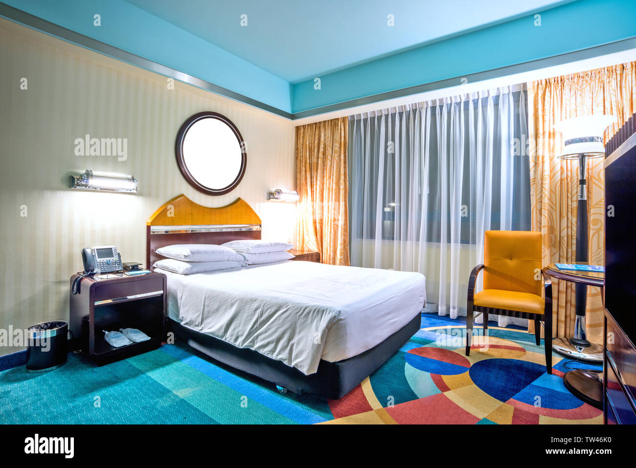 Interior of hotel Stock Photo - Alamy