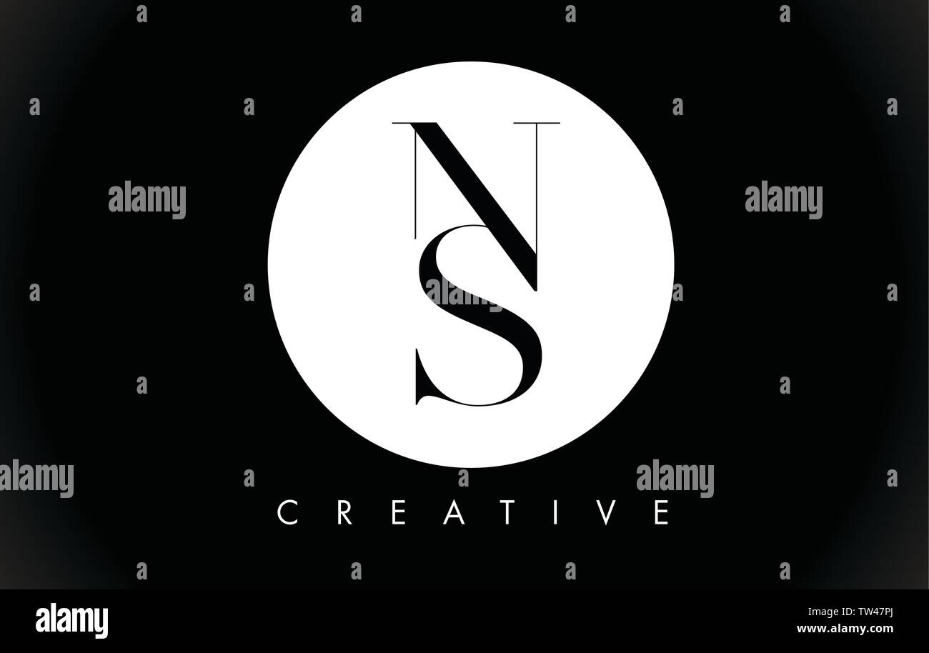 Ns letter Stock Vector Images - Alamy