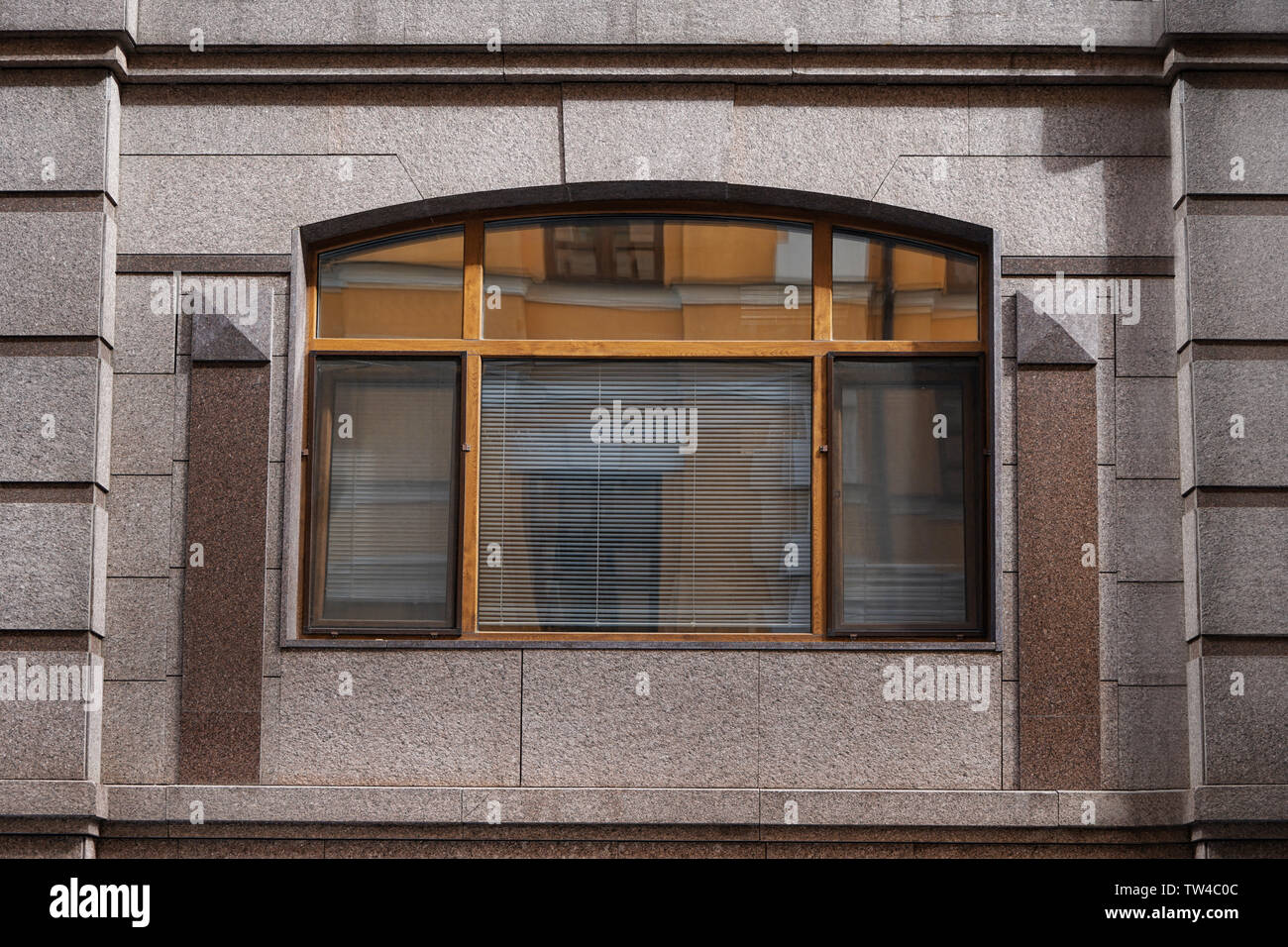 Beautiful building with big window Stock Photo - Alamy