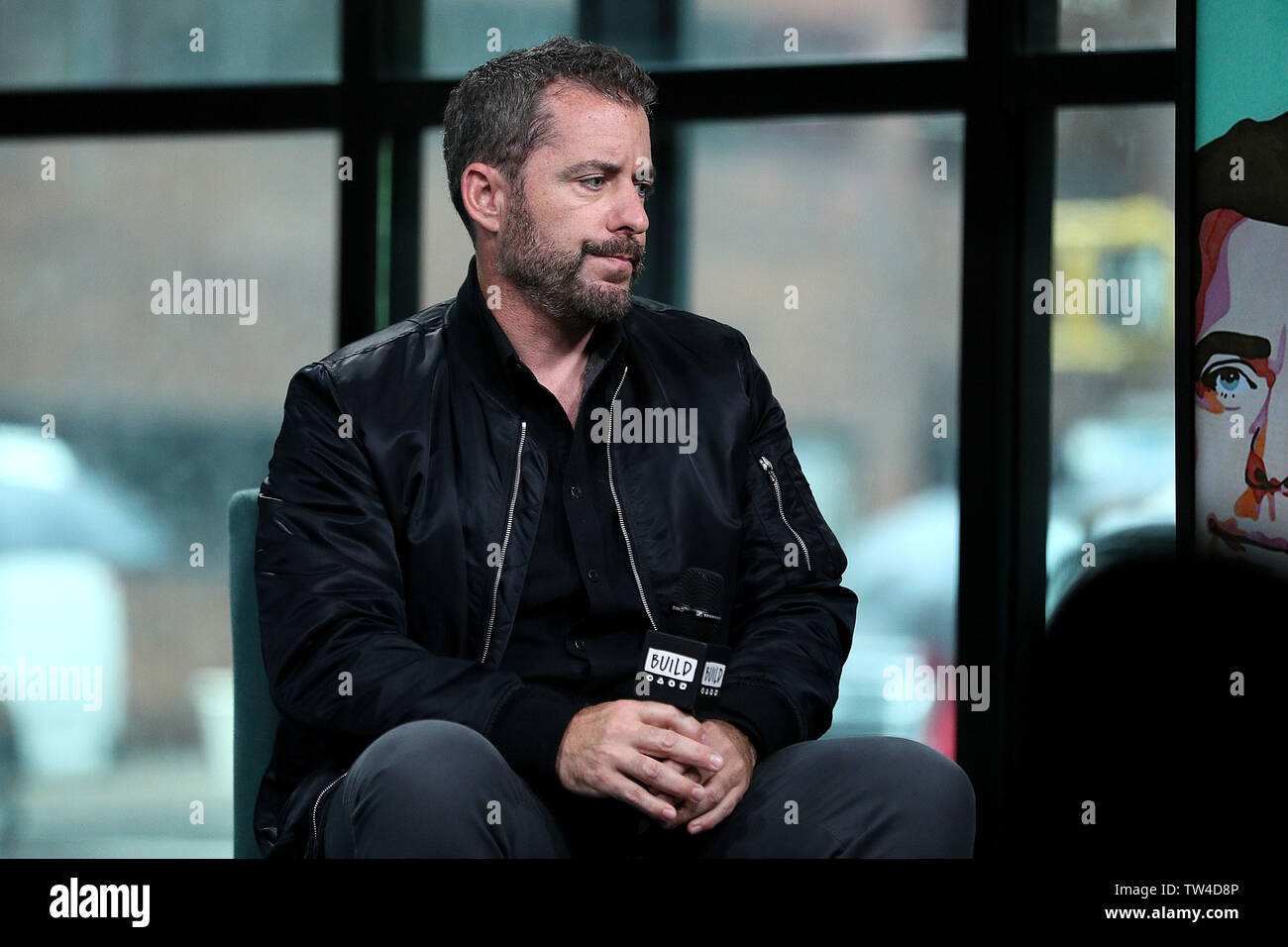 New York, USA. 18 June, 2019. Jason Jones at the BUILD Speaker Series ...