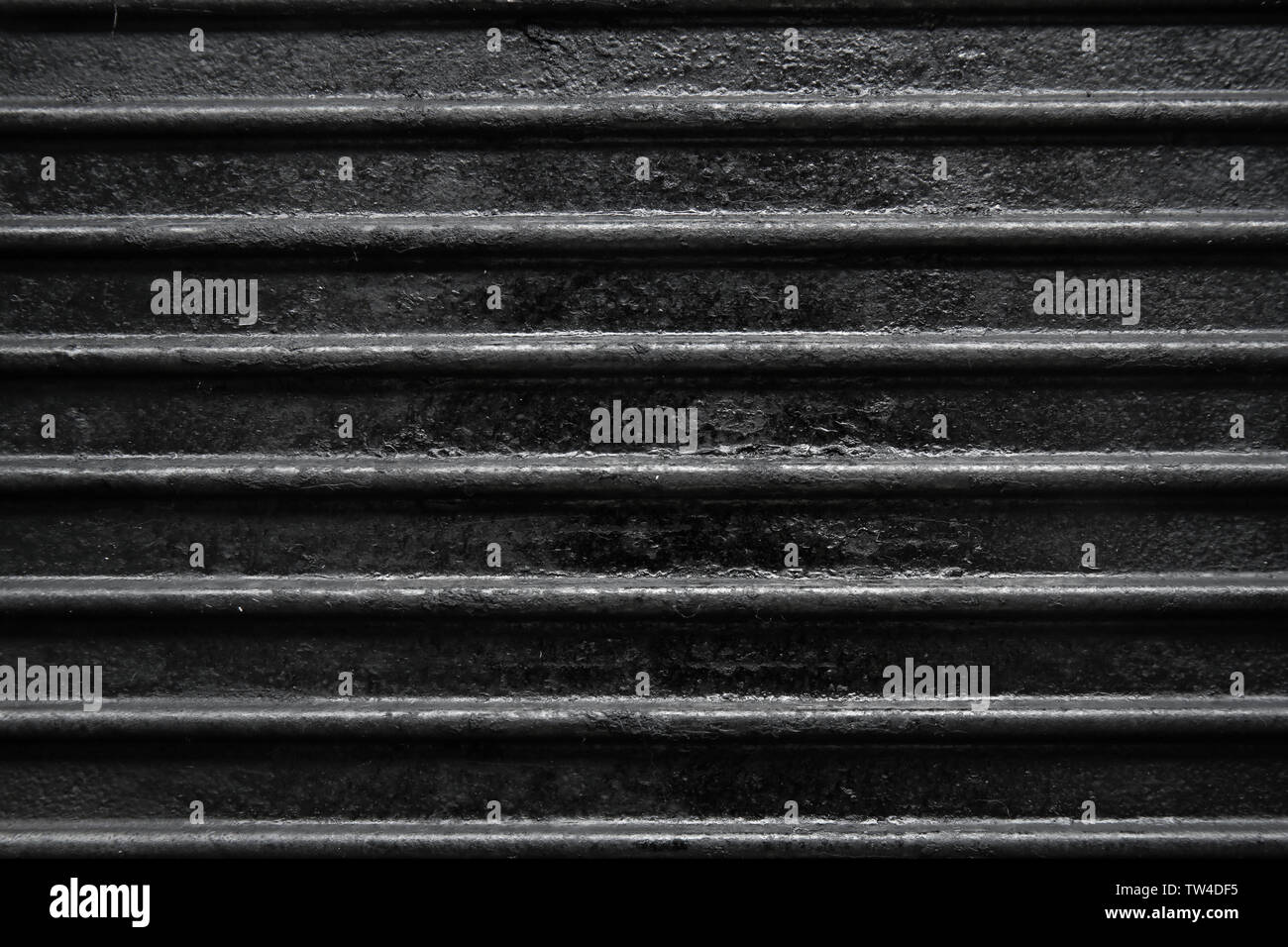 Ribbed cast iron textured surface, closeup Stock Photo - Alamy