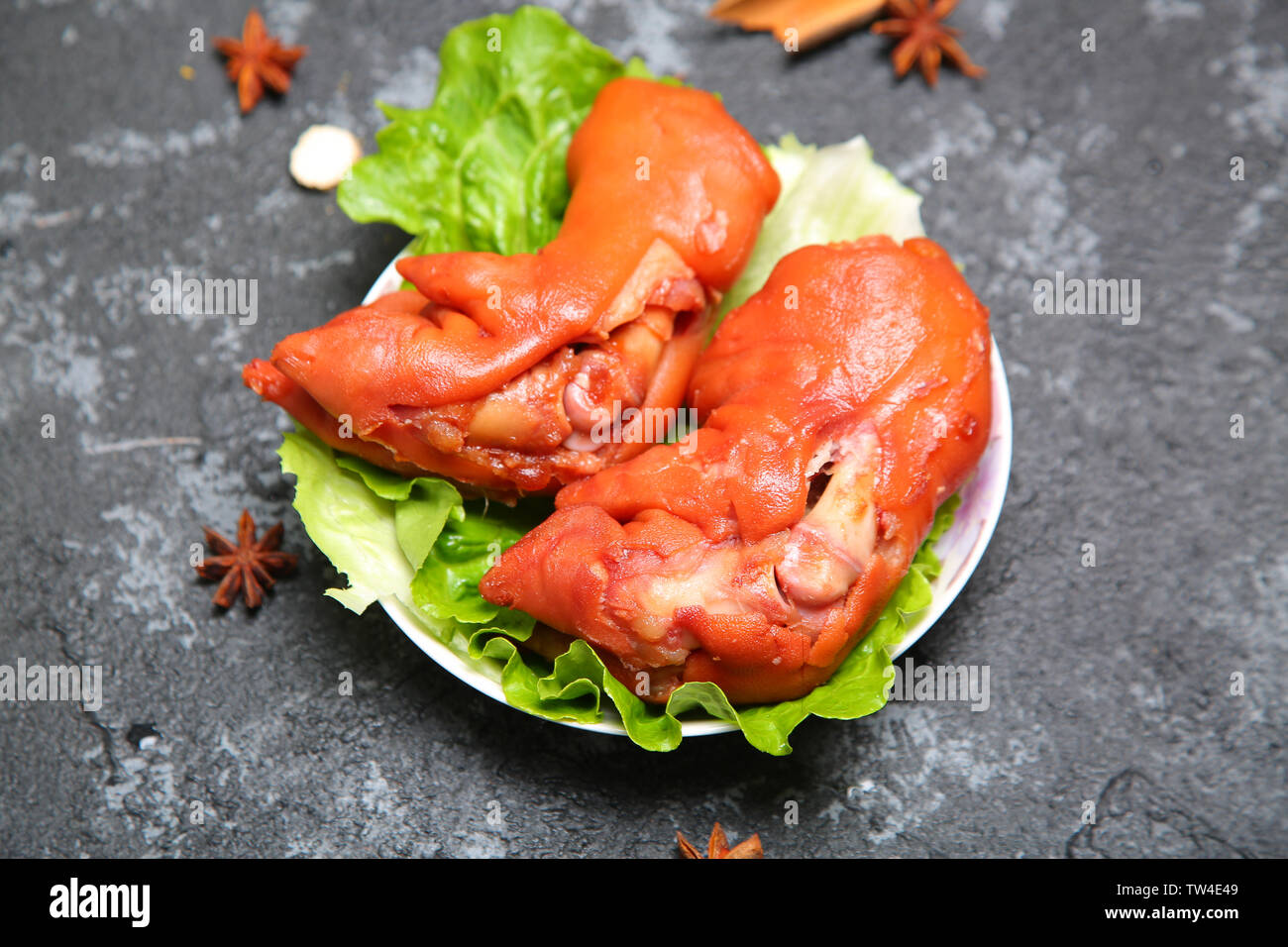 pig 's hoof Stock Photo - Alamy