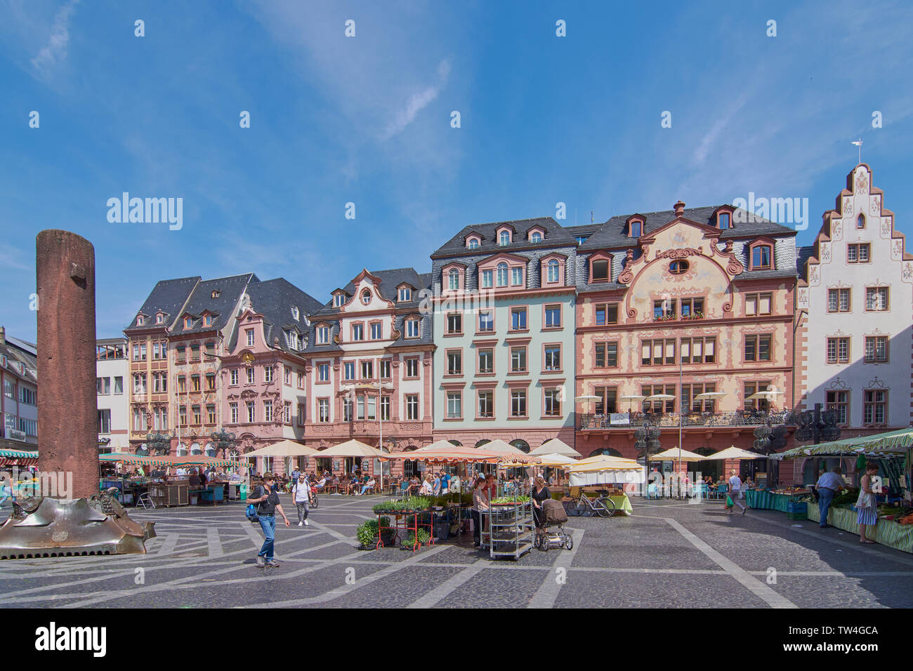 Mainz market square in mainz hi-res stock photography and images - Alamy