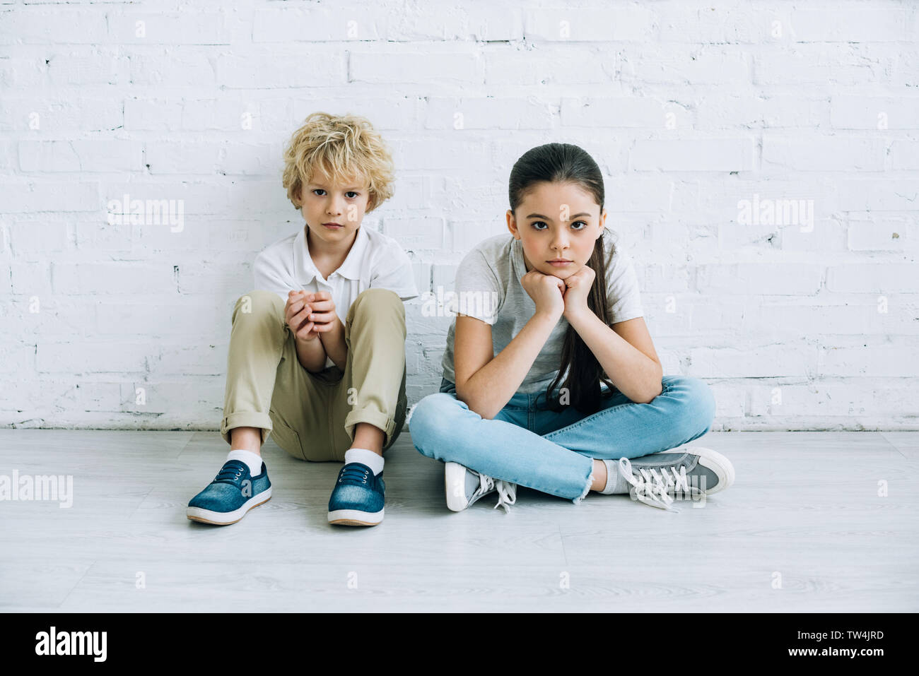 Sister upset and brother hi-res stock photography and images - Alamy