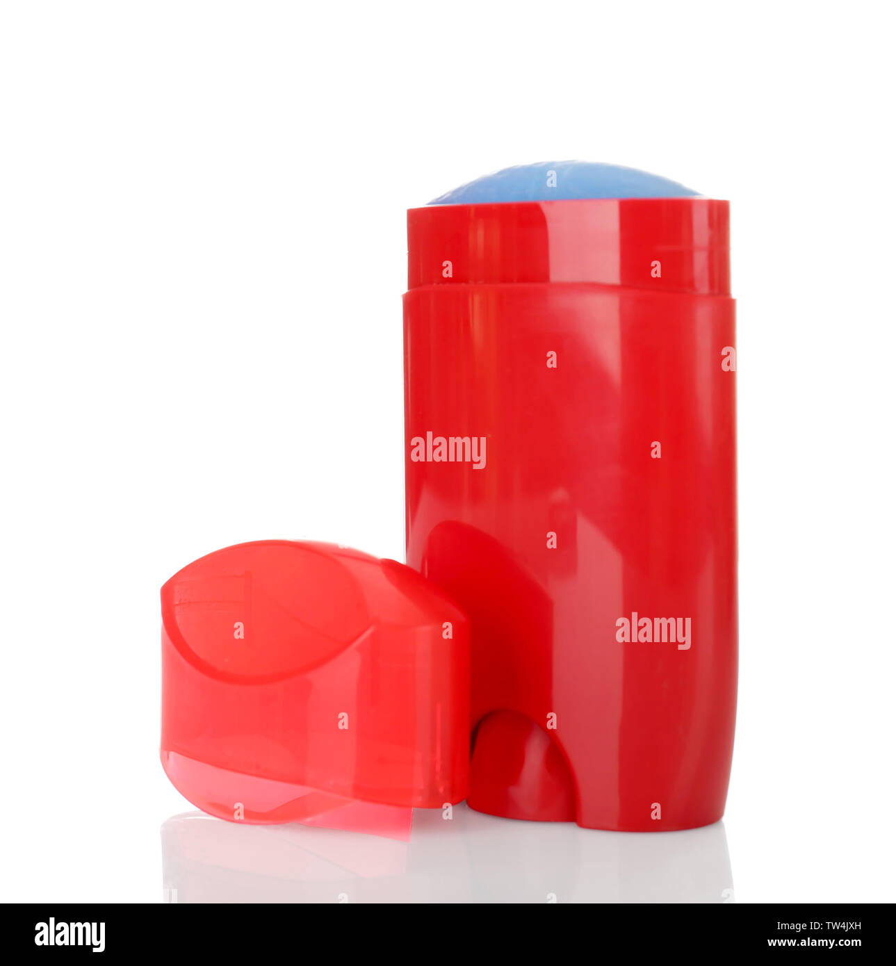 Deodorant on white background Stock Photo - Alamy