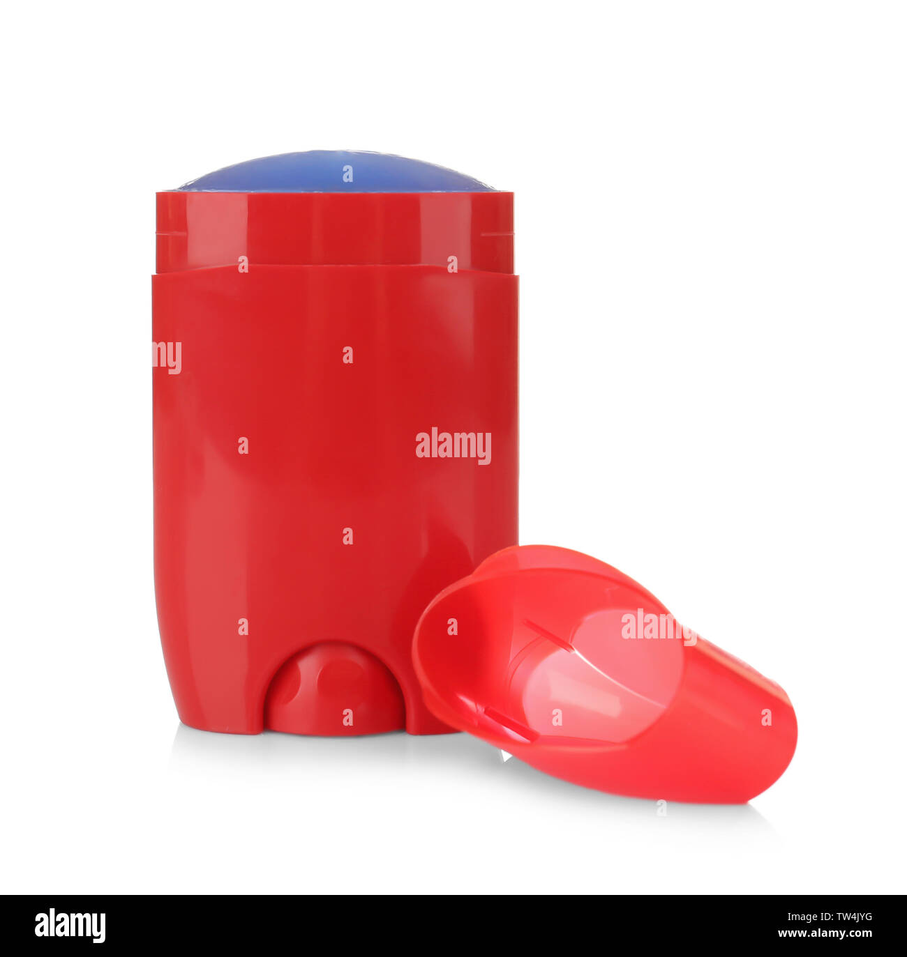 Deodorant on white background Stock Photo - Alamy