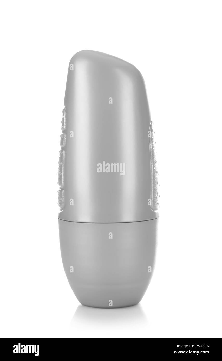 Deodorant on white background Stock Photo - Alamy