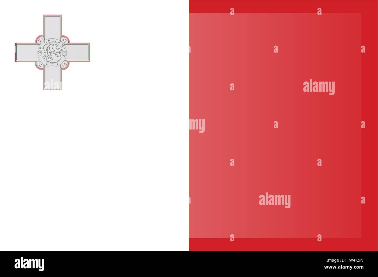 Malta flag vector. original and simple Malta flag isolated in official ...