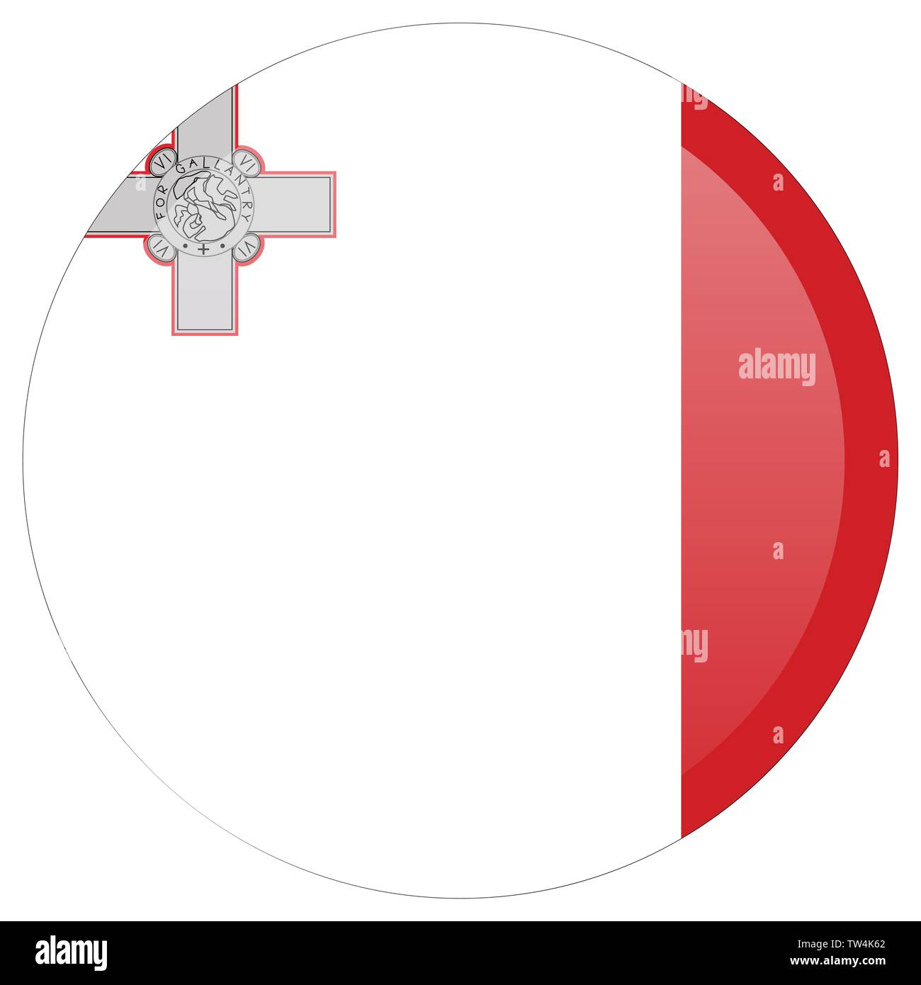 Malta flag vector. original and simple Malta flag isolated in official ...