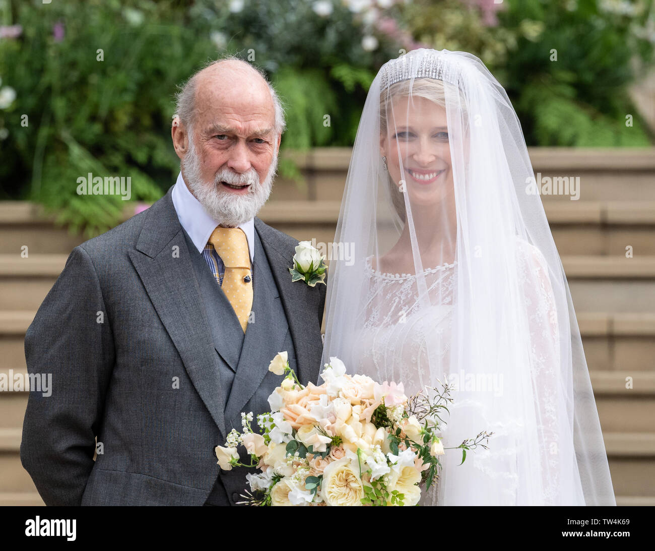 The wedding of Lady Gabriella Windsor and Thomas Kingston at St. George ...