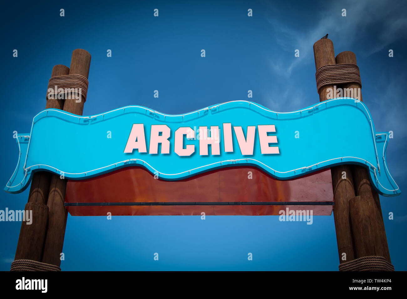 Street Sign the Direction Way to Archive Stock Photo - Alamy