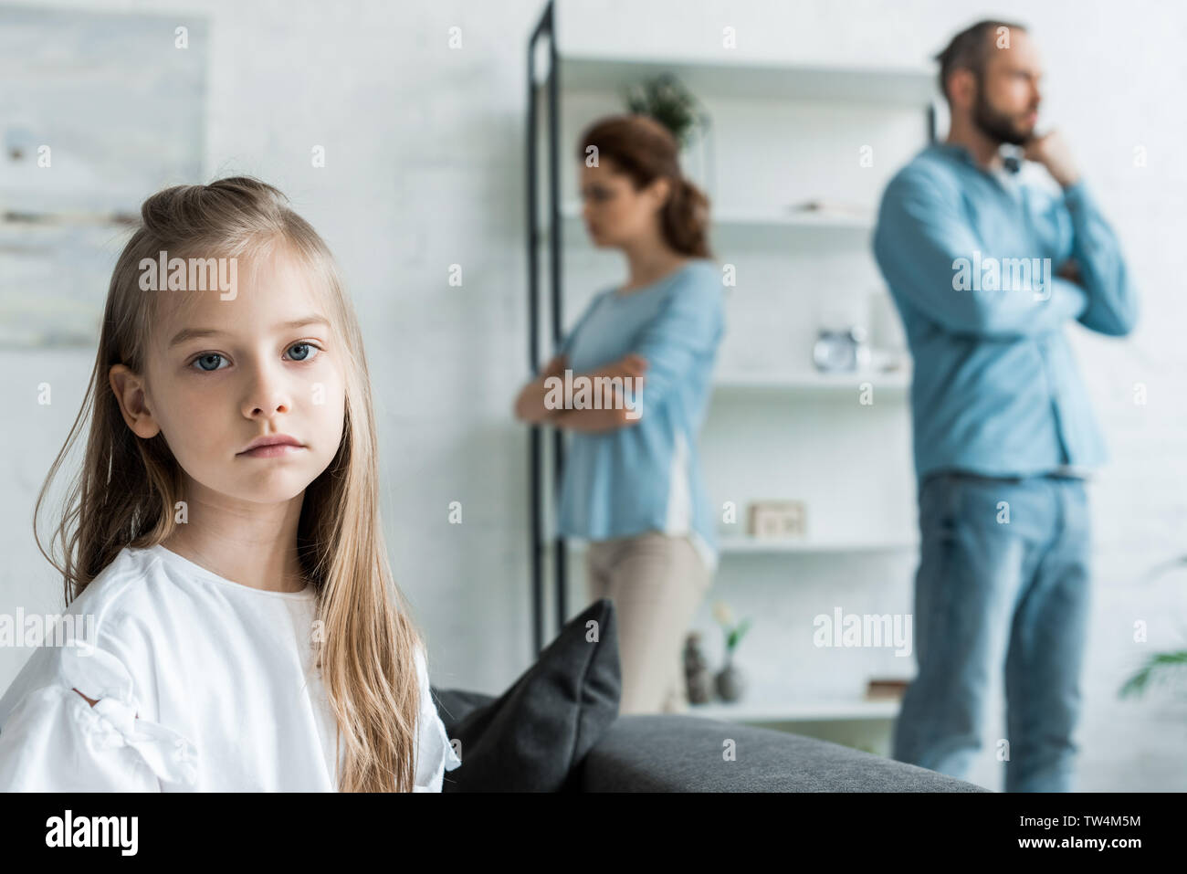 Parents quarreling home child hi-res stock photography and images - Alamy