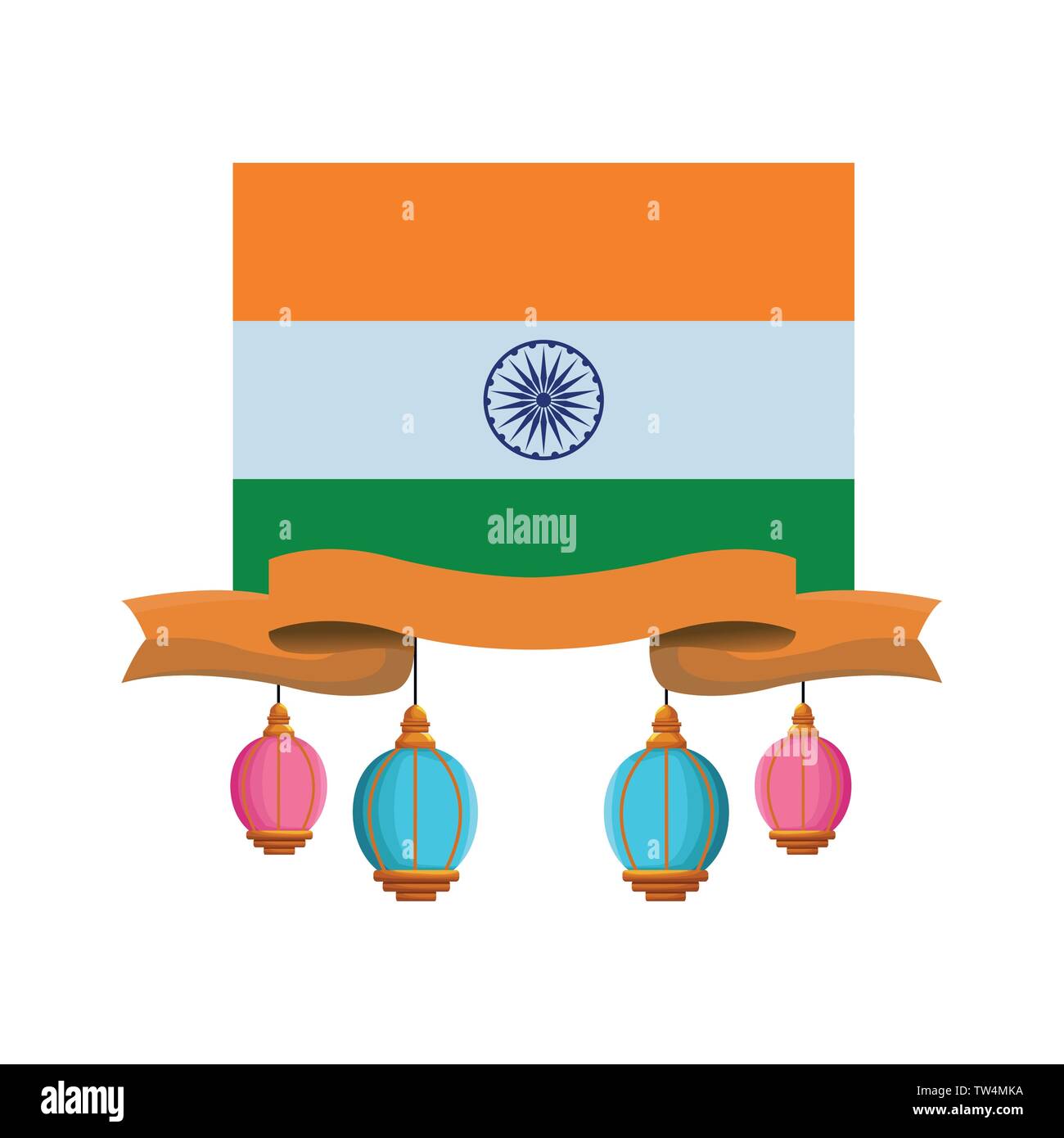 flag of india icon cartoon Stock Vector Image & Art - Alamy
