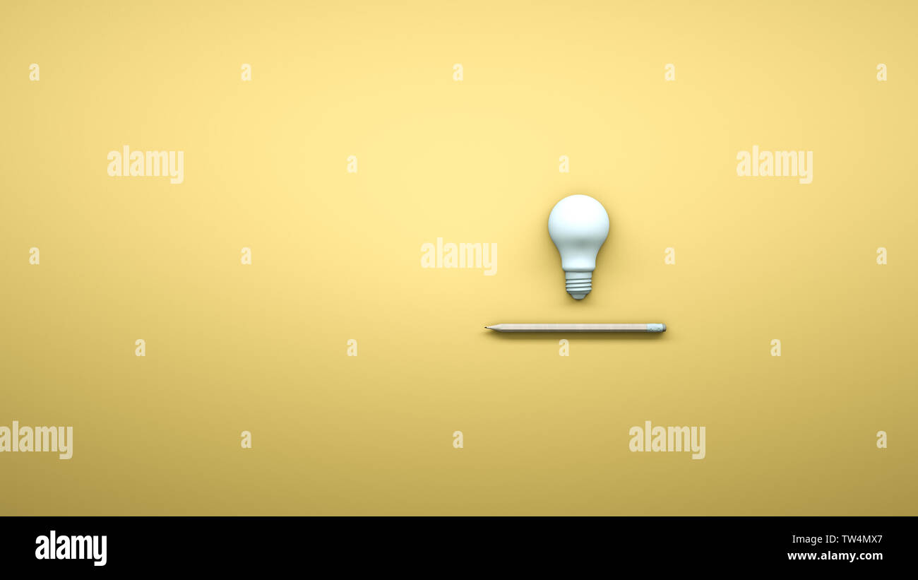 Thinking small yellow hi-res stock photography and images - Alamy