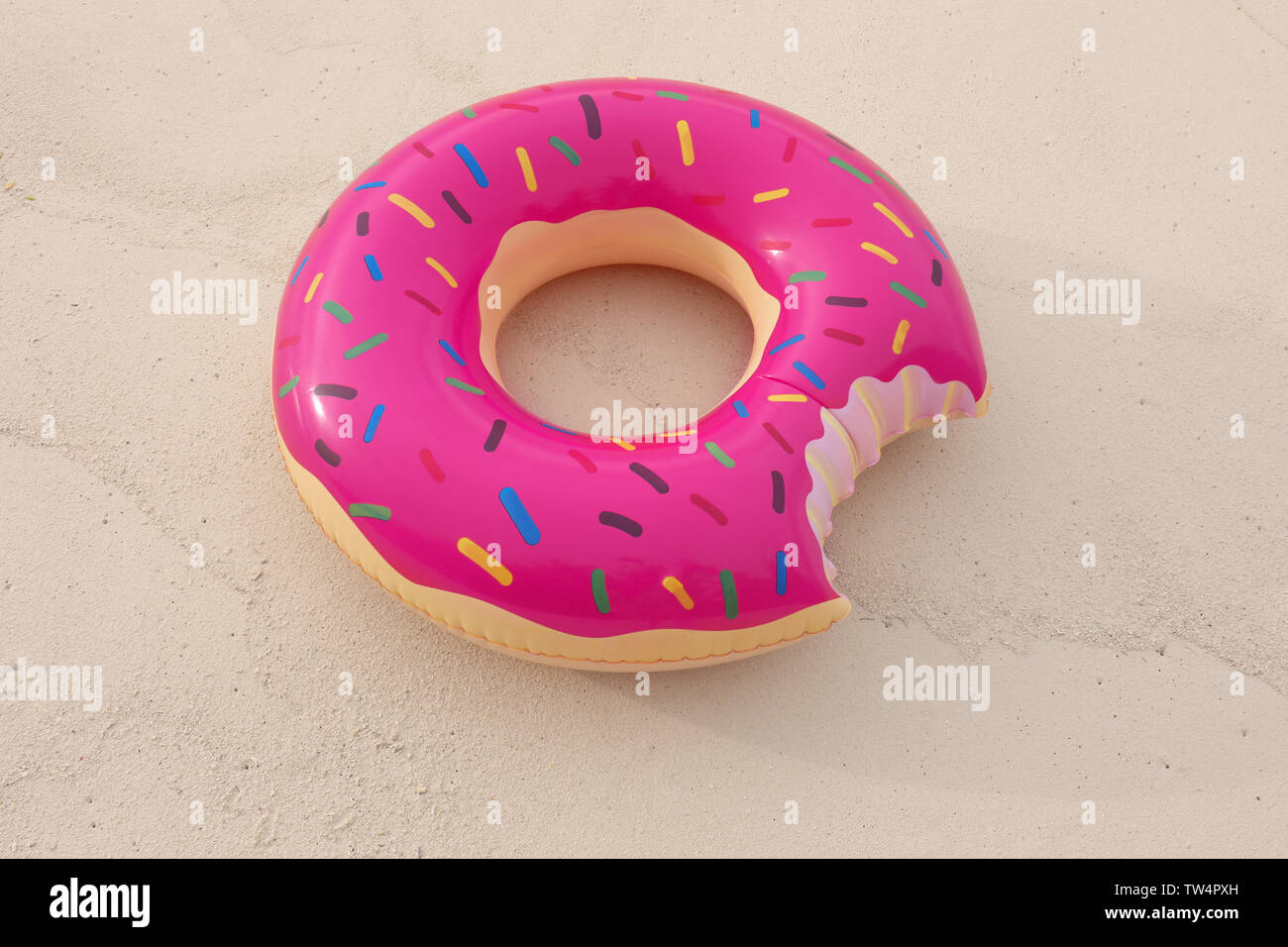 Inflatable donut inflatable donuts hi-res stock photography and images ...