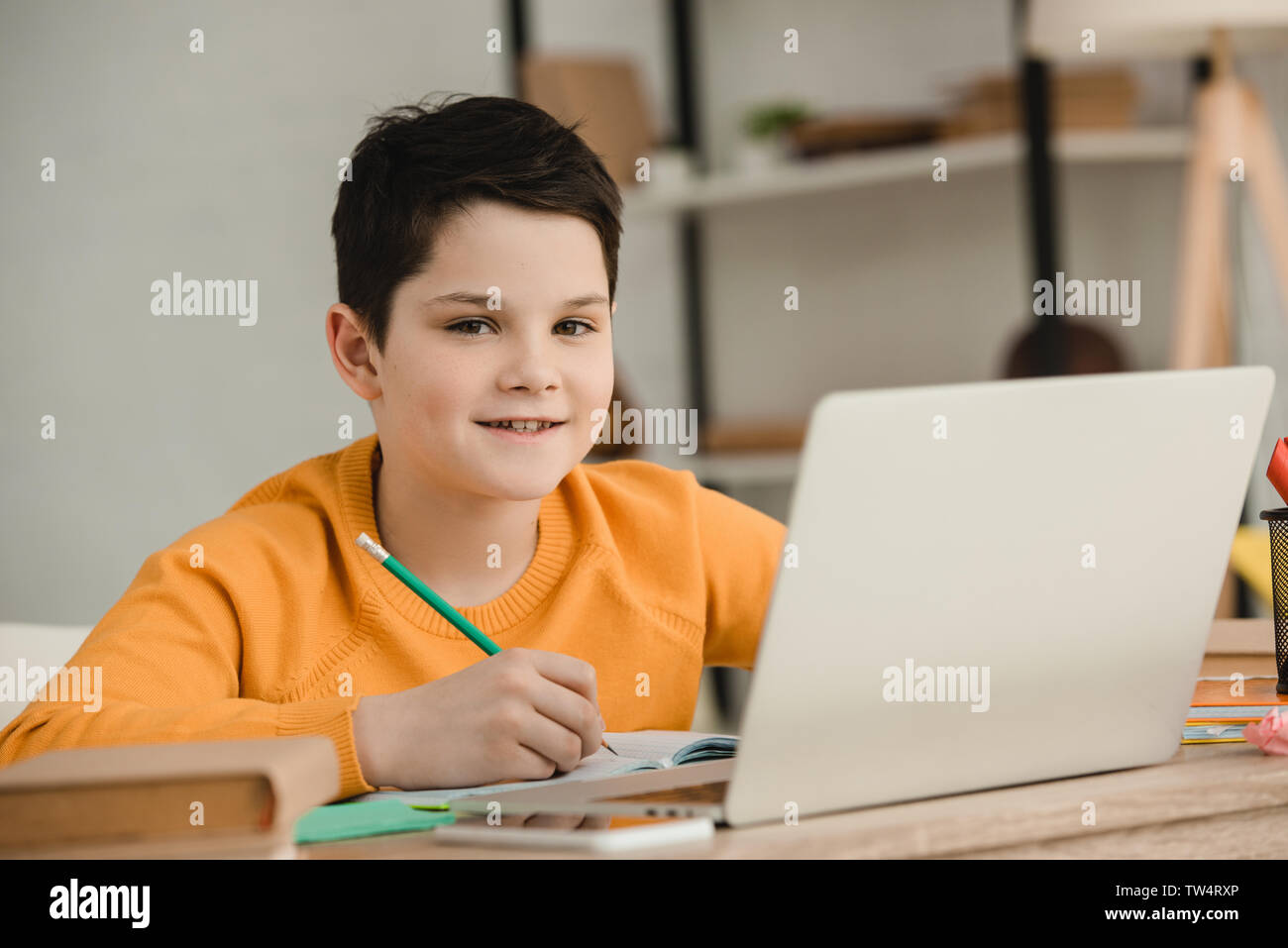 Pencil for schoolwork hi-res stock photography and images - Alamy