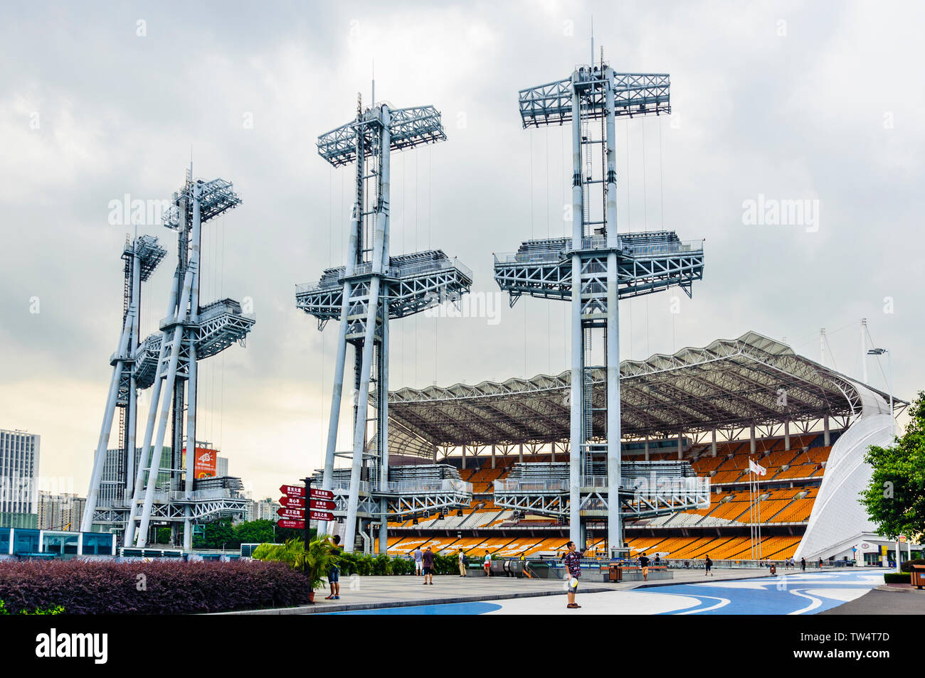 Asian games bleachers hi-res stock photography and images - Alamy