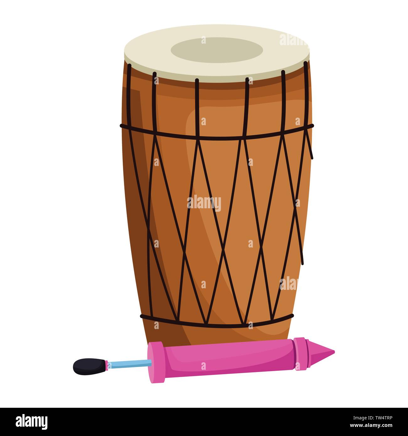 drum mridangam icon cartoon isolated Stock Vector Image & Art - Alamy