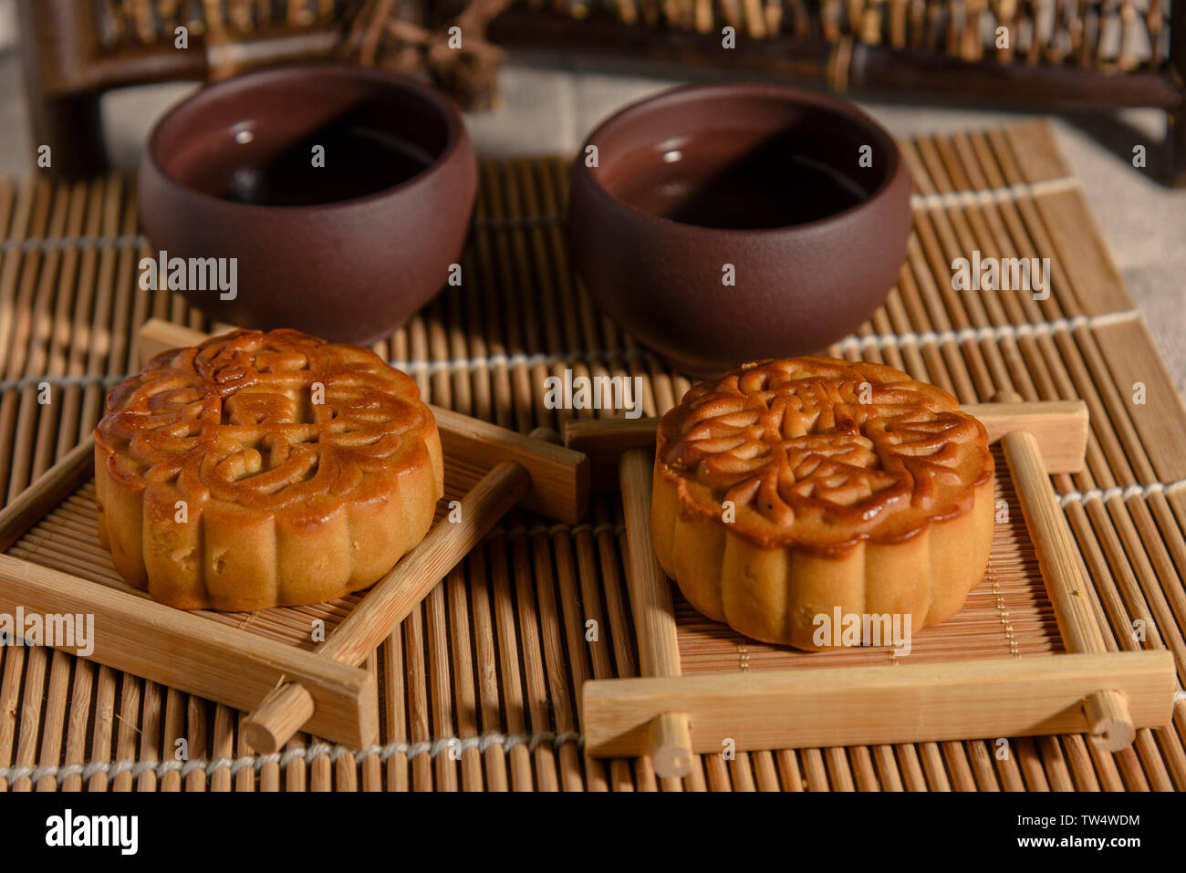 Mid-Autumn Festival moon cakes Stock Photo - Alamy