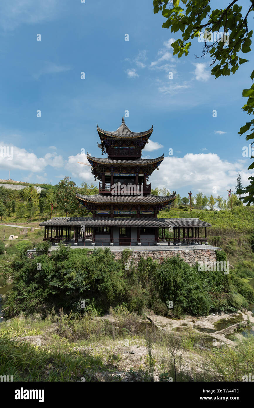 Fuquan Old Town Stock Photo - Alamy