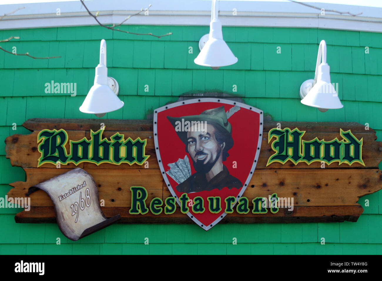 Robin Hood Restaurant in Rehoboth Beach, DE, USA Stock Photo - Alamy