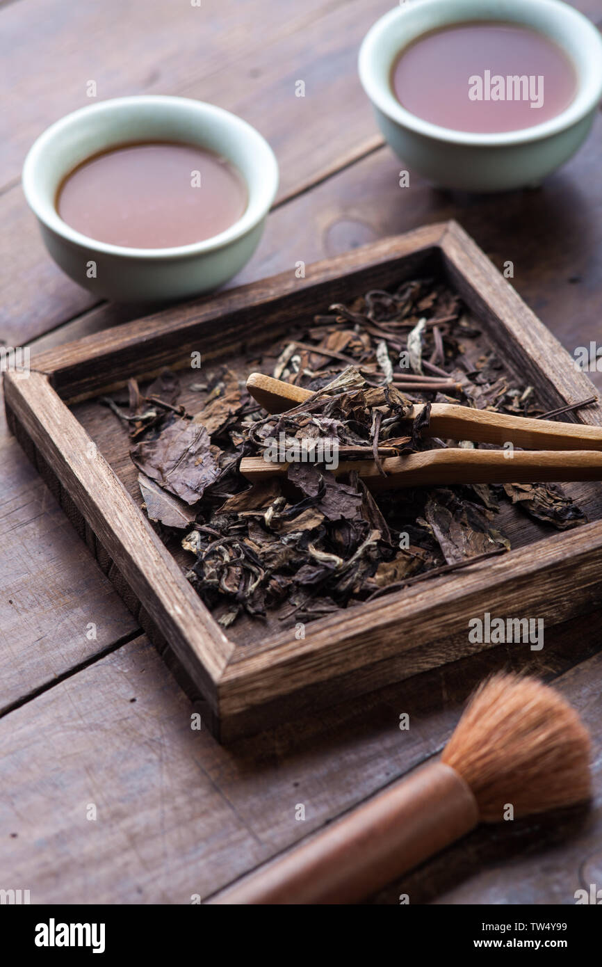 Old white tea Stock Photo - Alamy
