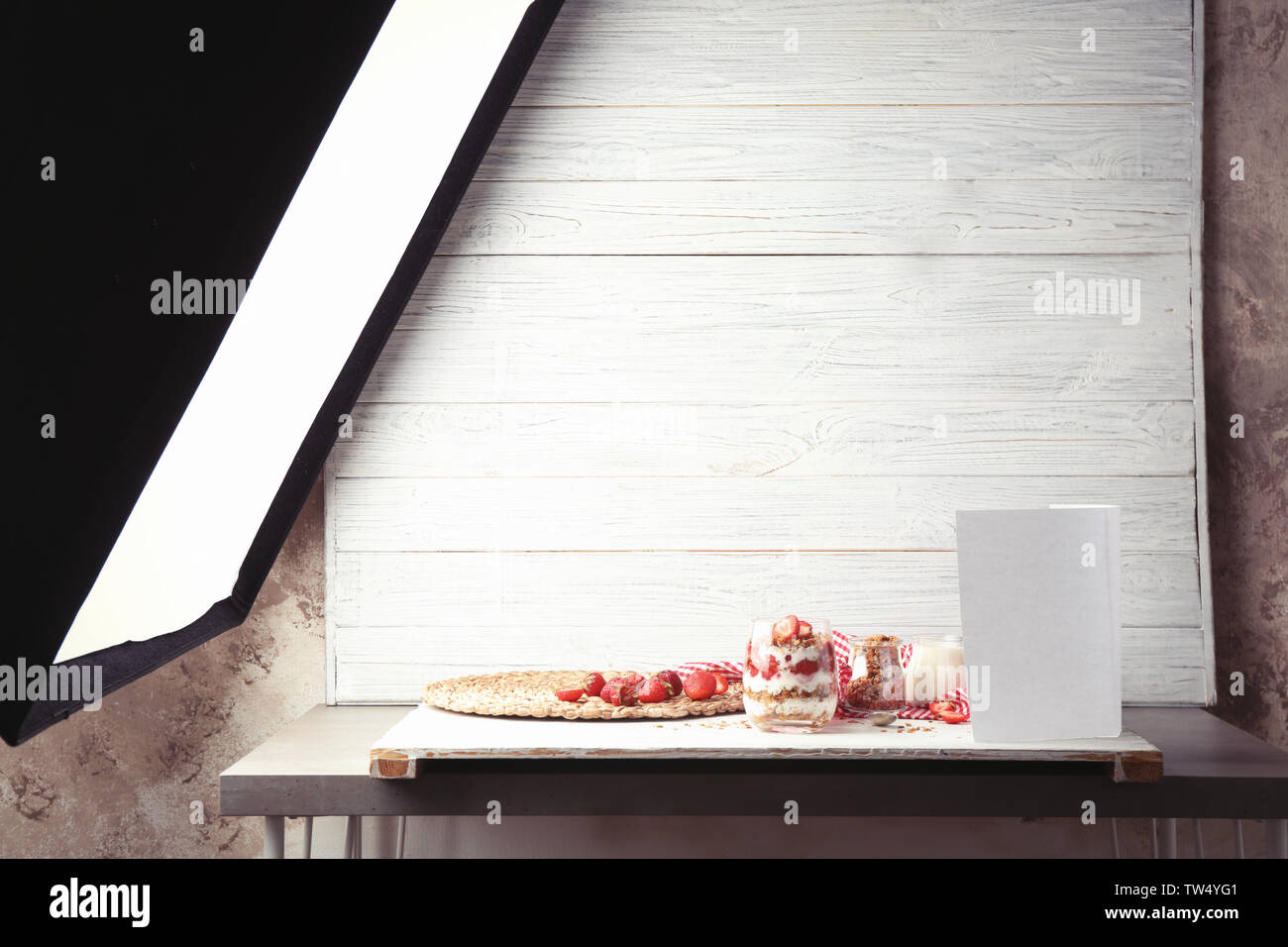 Food shooting in professional photo studio Stock Photo - Alamy