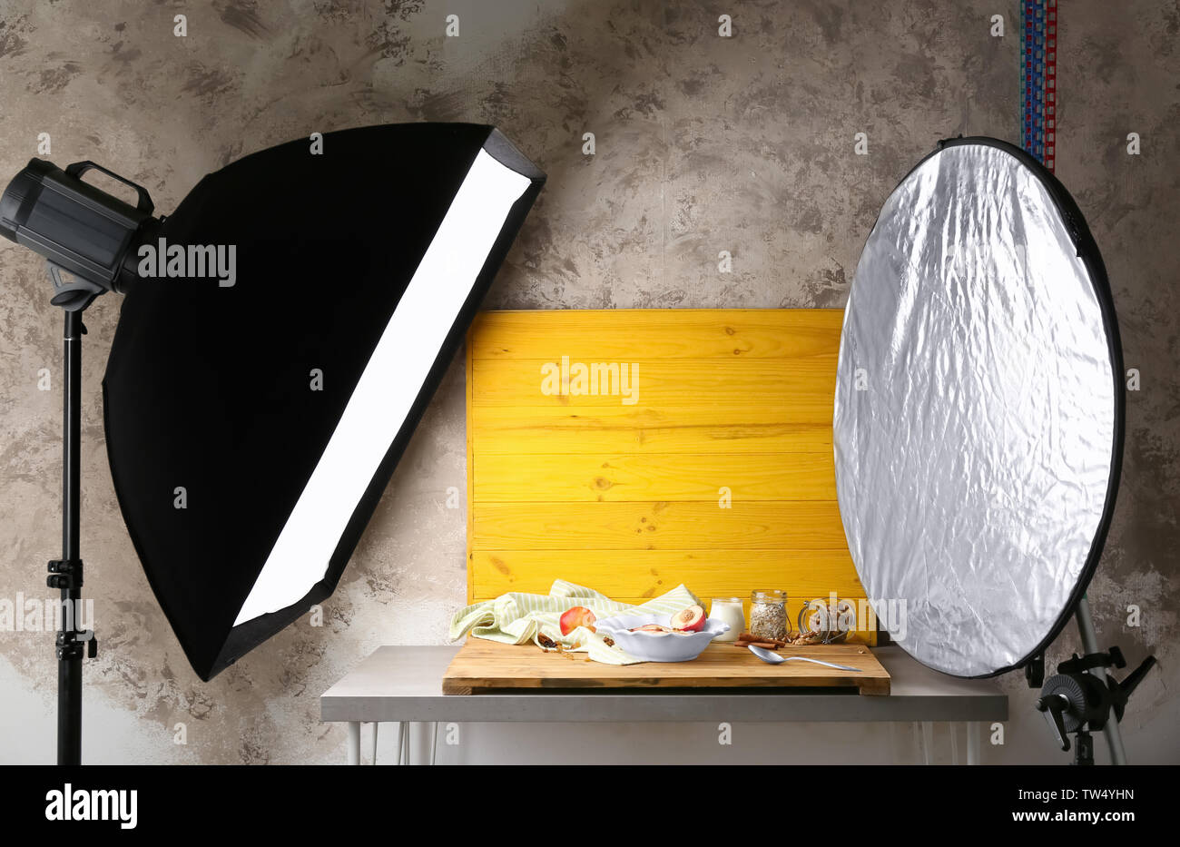 Food shooting in professional photo studio Stock Photo - Alamy