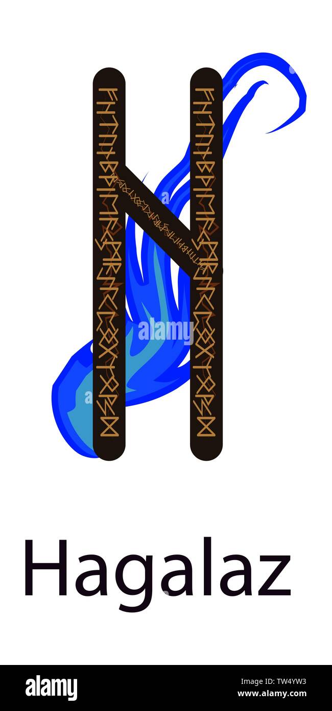 Runa hagalaz hi-res stock photography and images - Alamy