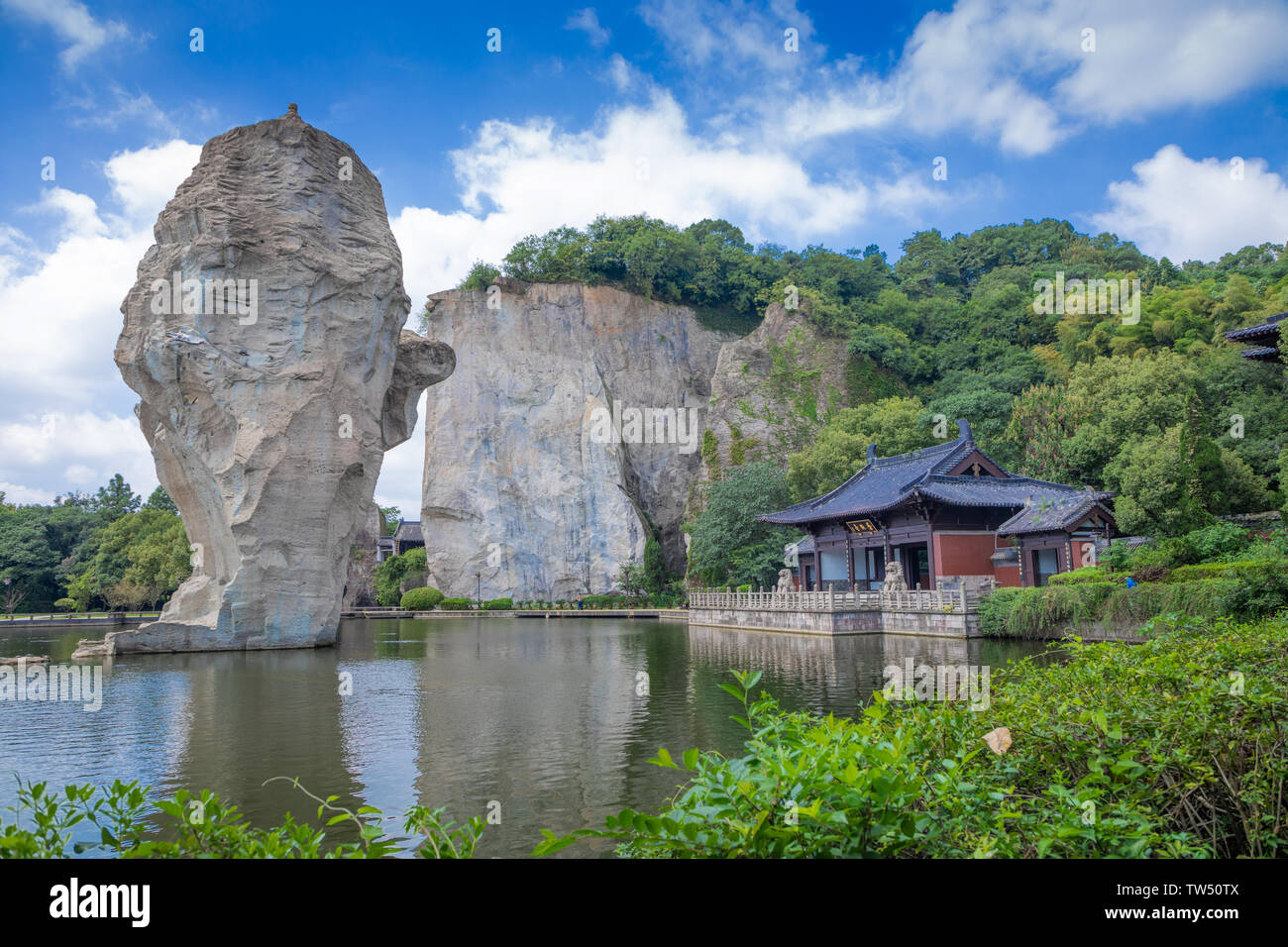 Keqiao Ke Yan Scenic Area, Shaoxing Stock Photo - Alamy