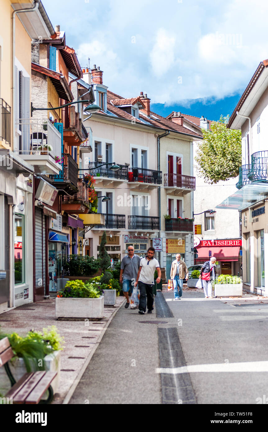Small town, urban scenery in Europe Stock Photo - Alamy