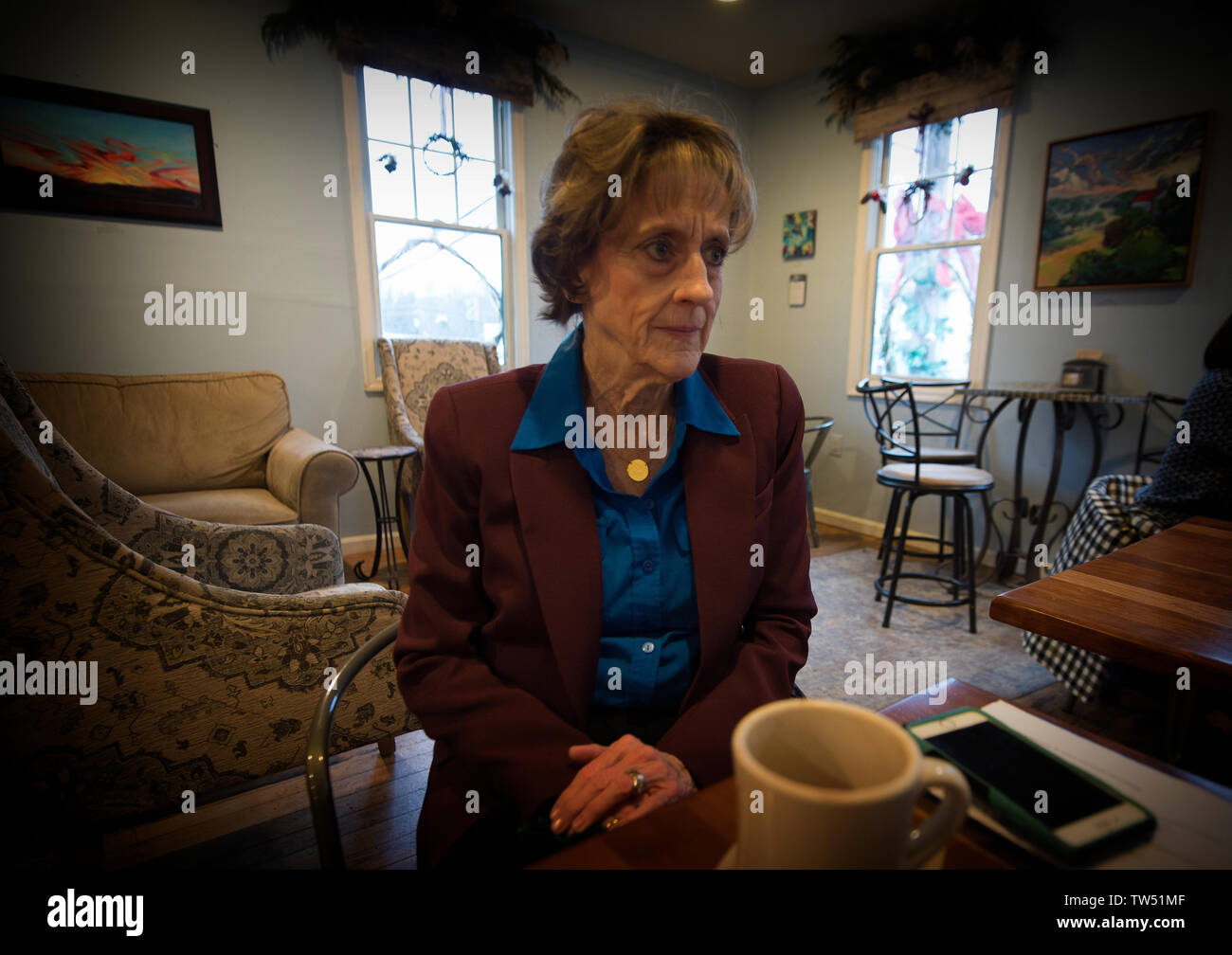 UNITED STATES - 12-26-2016: Mayor-elect of Leesburg Kelly Burk during ...